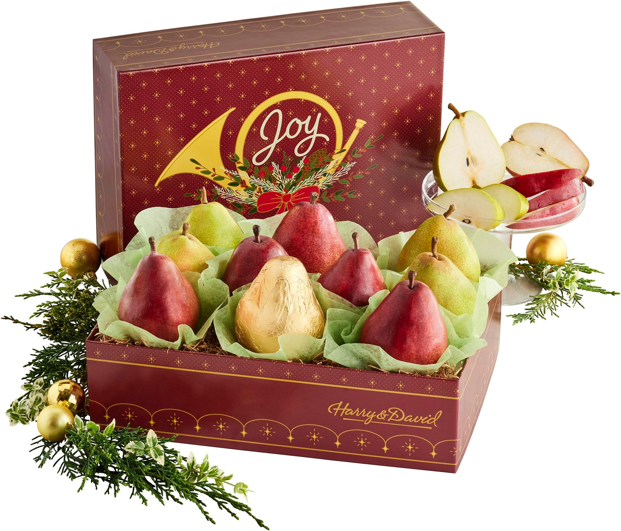 Amazon.com: Harry & David Colors Of Christmas Pears, Royal Riviera ...