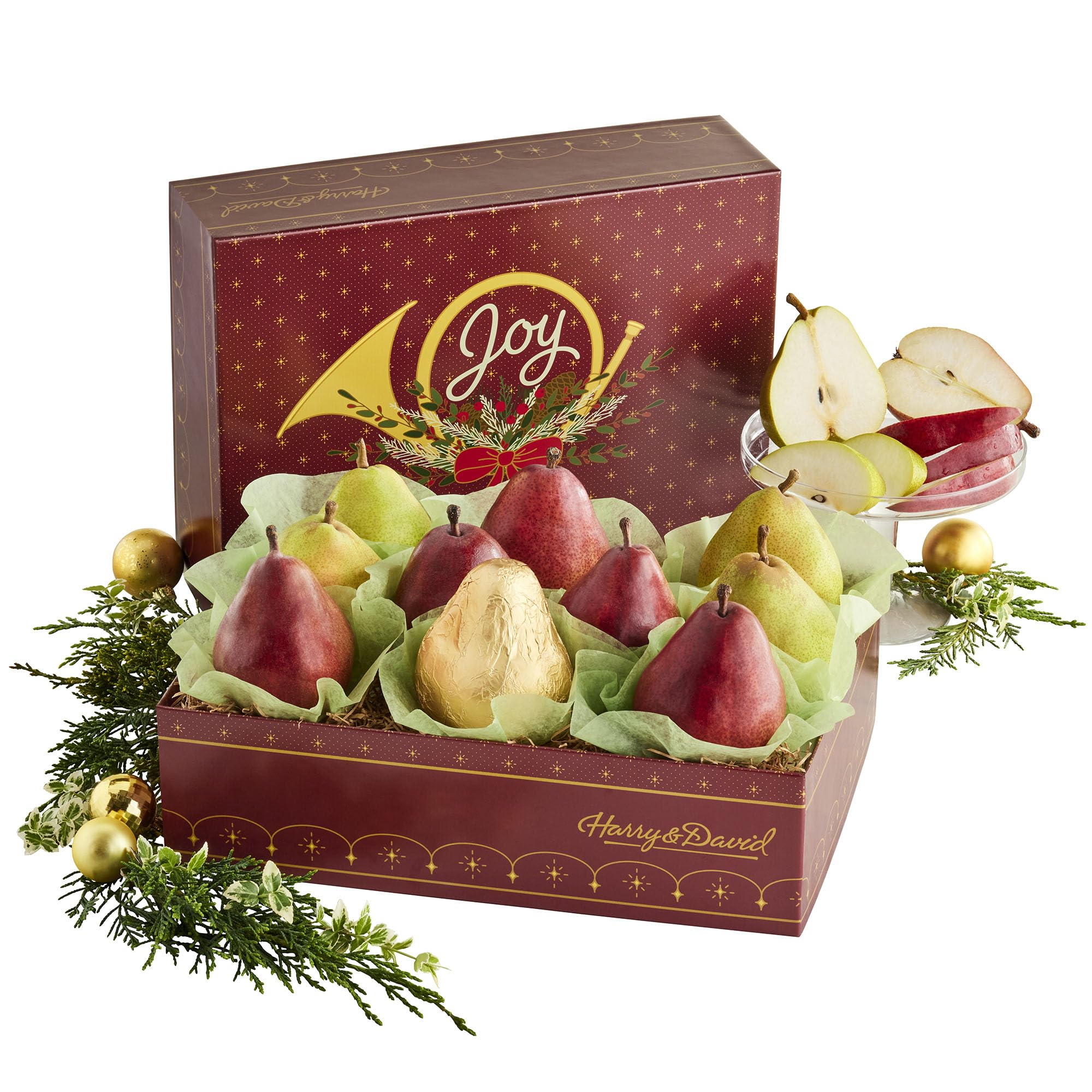 Amazon.com: Harry & David Colors Of Christmas Pears, Royal Riviera ...