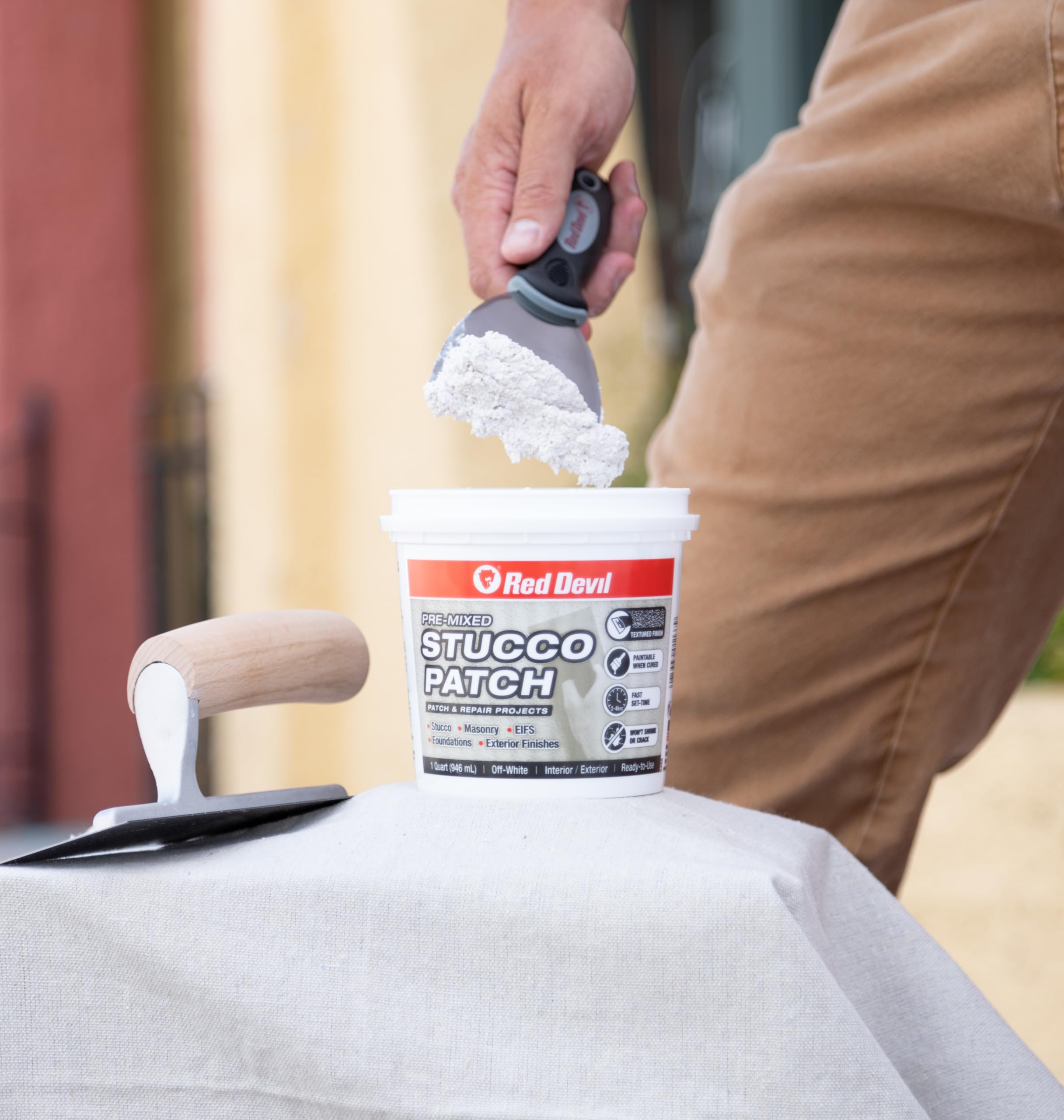 Snapklik.com : Red Devil 0450 Pre Mixed Stucco Patch