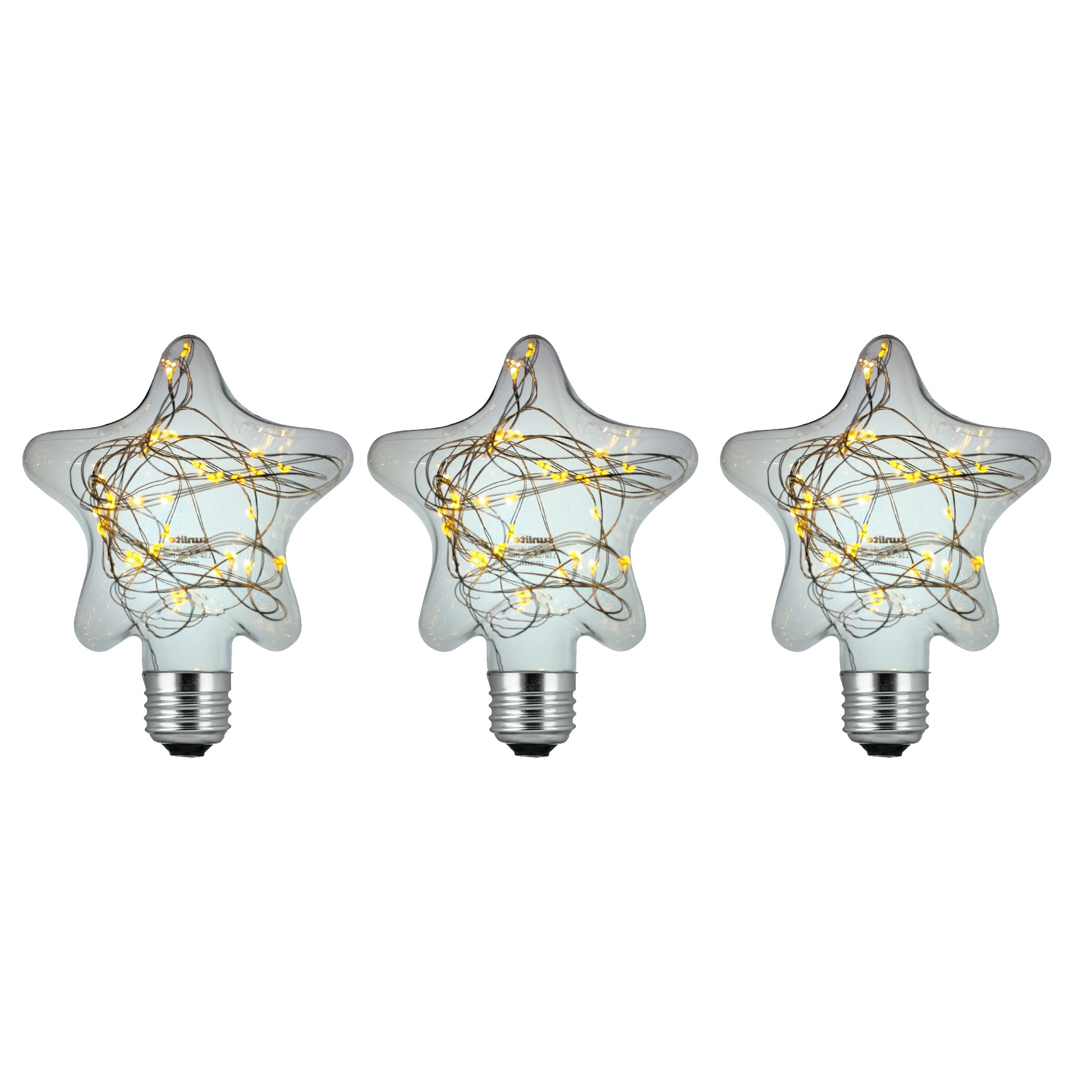 Amazon.com: Sunlite 41056-SU LED Decorative String Light Bulb Star ...