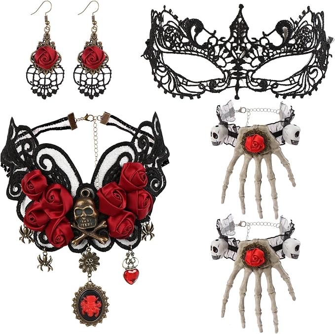 Amazon.com: Vintage Punk Gothic Style Choker, Gothic Choker, Choker ...