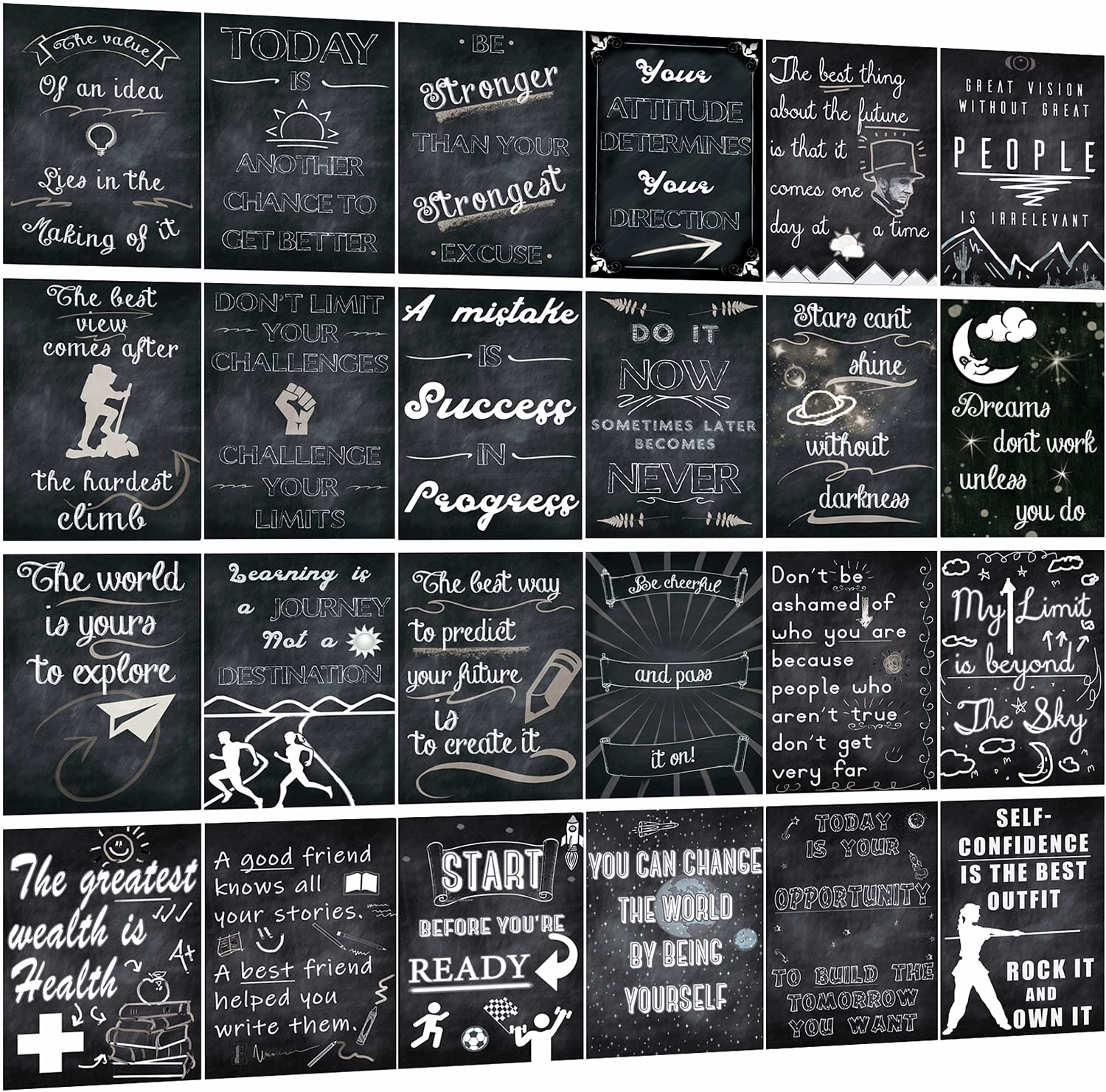 Motivational Posters For Classroom School Decorations Growth Mindset ...