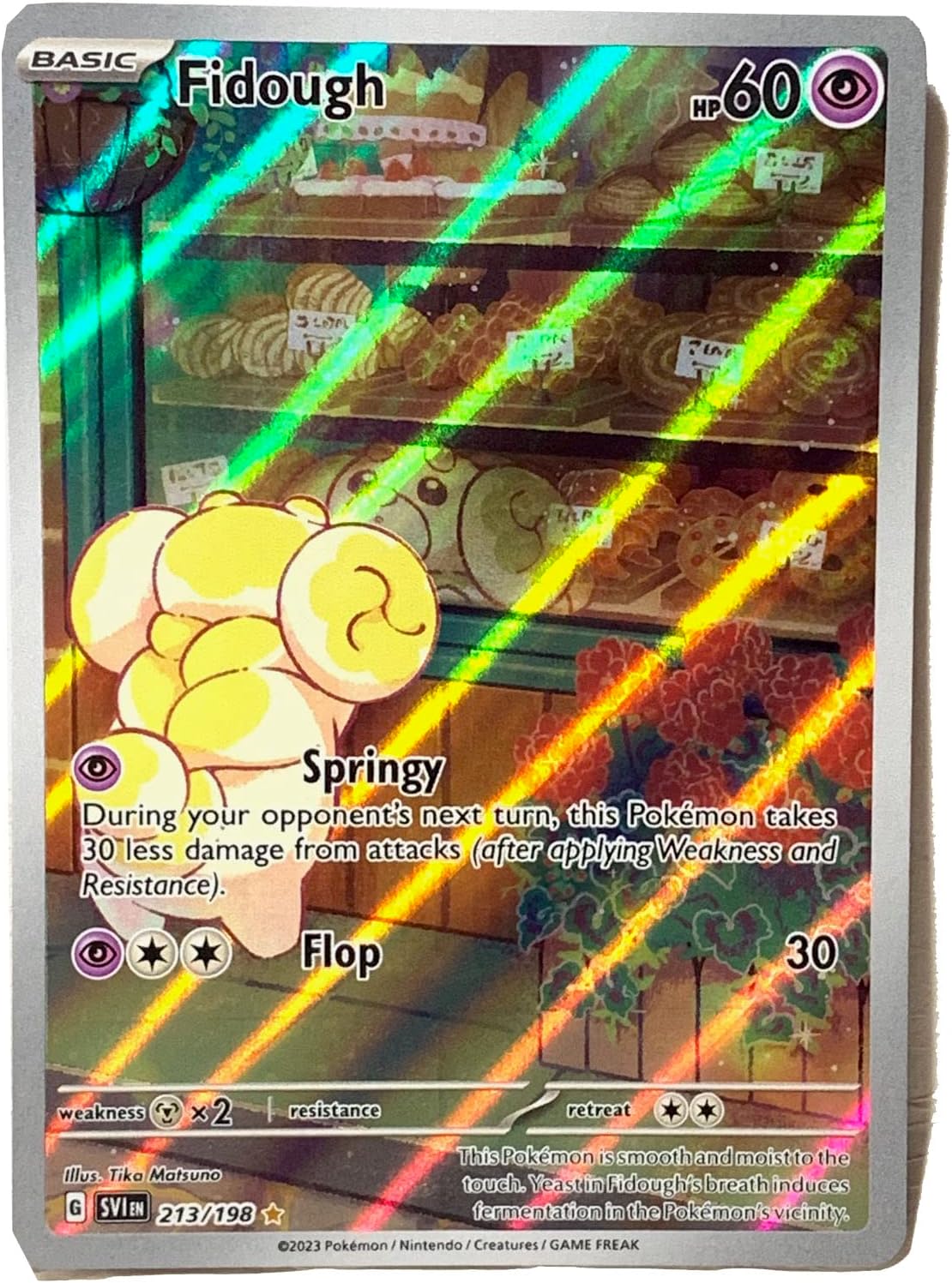 Pokemon - Fidough 213/198 - Scarlet & Violet - Illustrator Rare - Holo ...