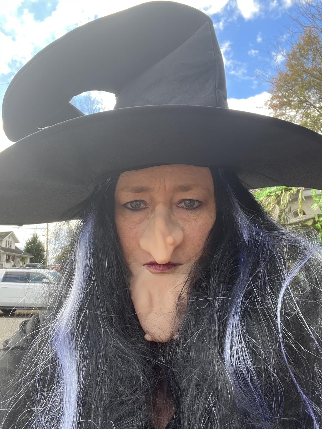 Amazon.com: Adult Beige Skin Latex Prosthetic Witch Goblin Nose And ...