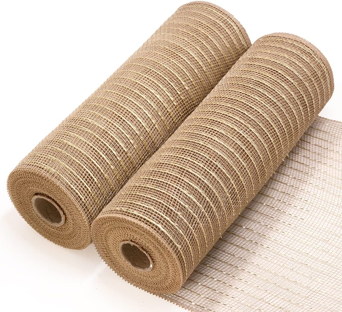 Amazon.com: Poly Burlap Deco Mesh, 10 Inches x 10 Yards (Natural)