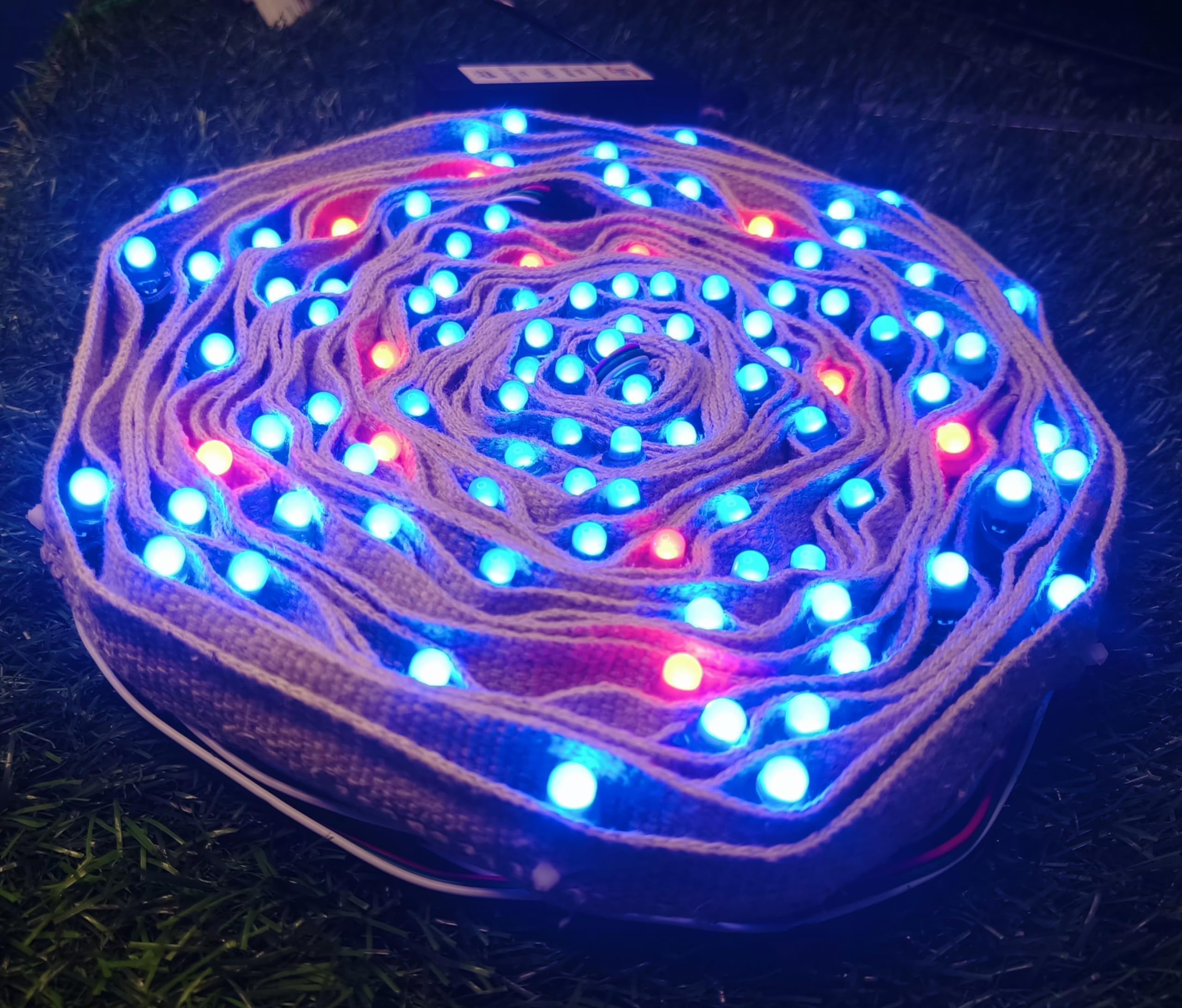 Buy Riptu 40ft Pixel LED Patta Light with 100 RGB LEDs, Controller ...