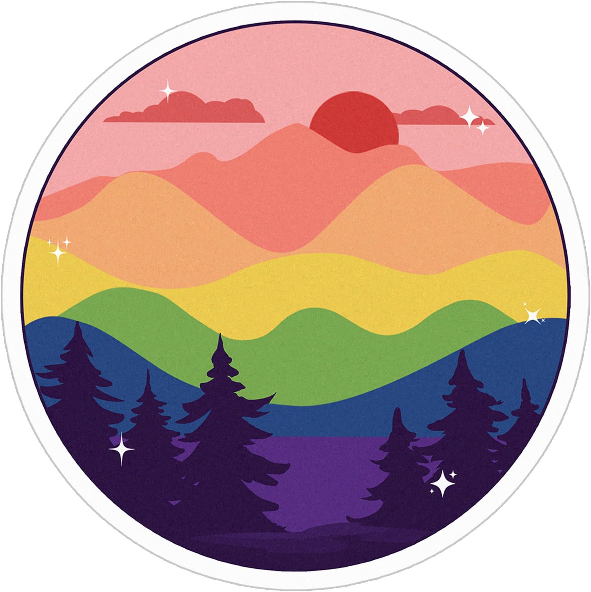 Amazon.com - LGBTQ Pride Sticker You are Safe with Me LGBTQ Flag Trans ...