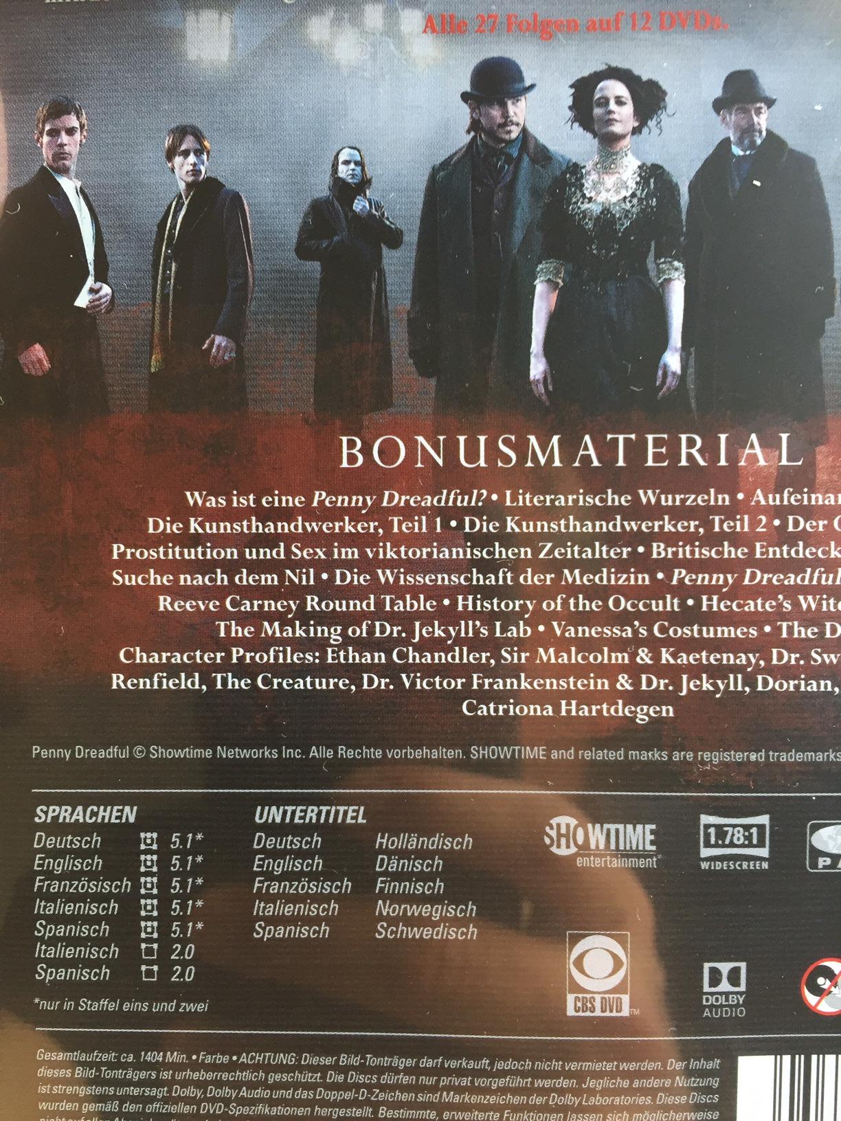 Penny Dreadful: Die komplette Serie : Eva Green, Rory Kinnear, Harry ...