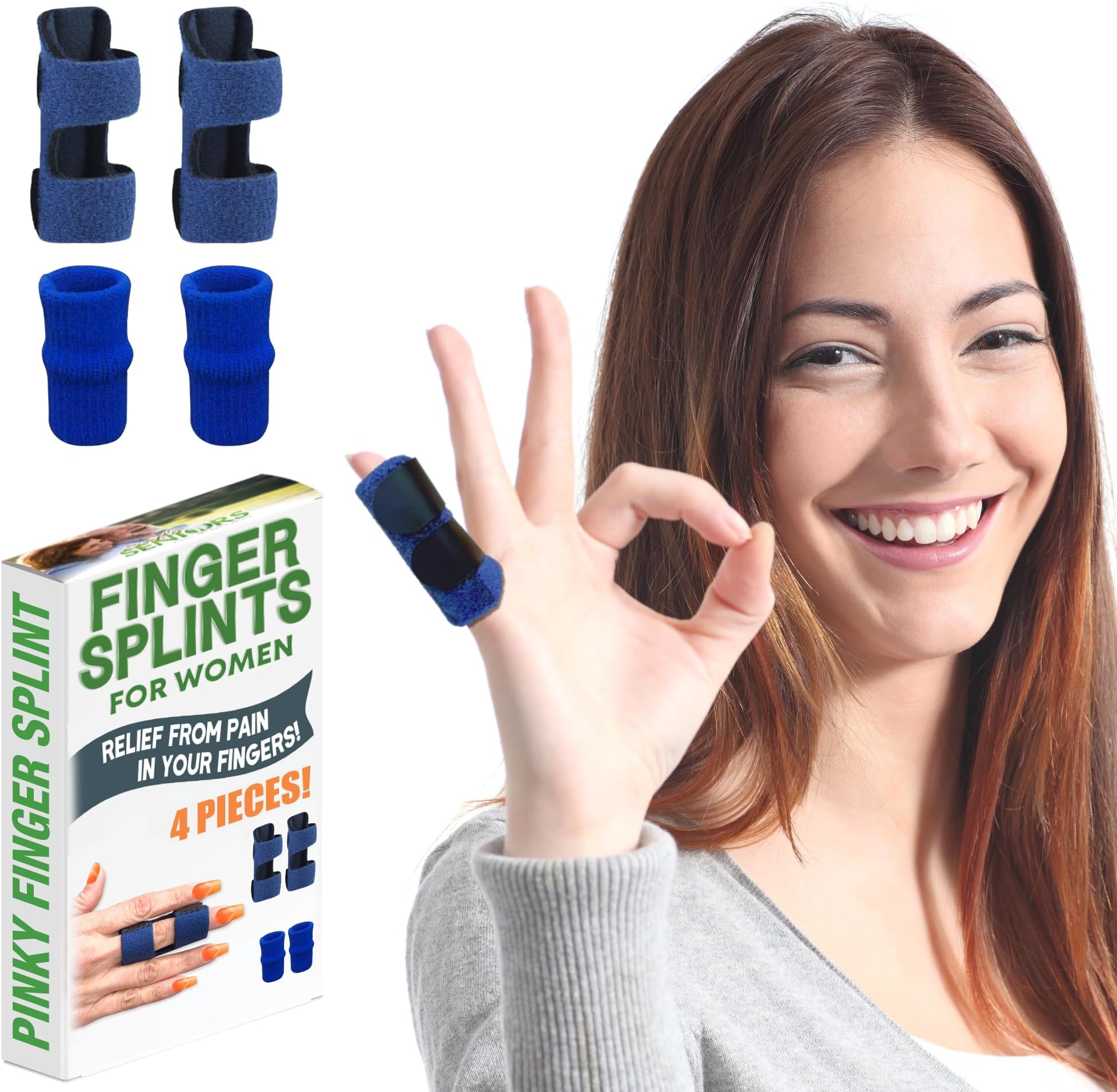 Amazon.com: Arrow Splints Finger Splint for Mallet Finger, Trigger ...