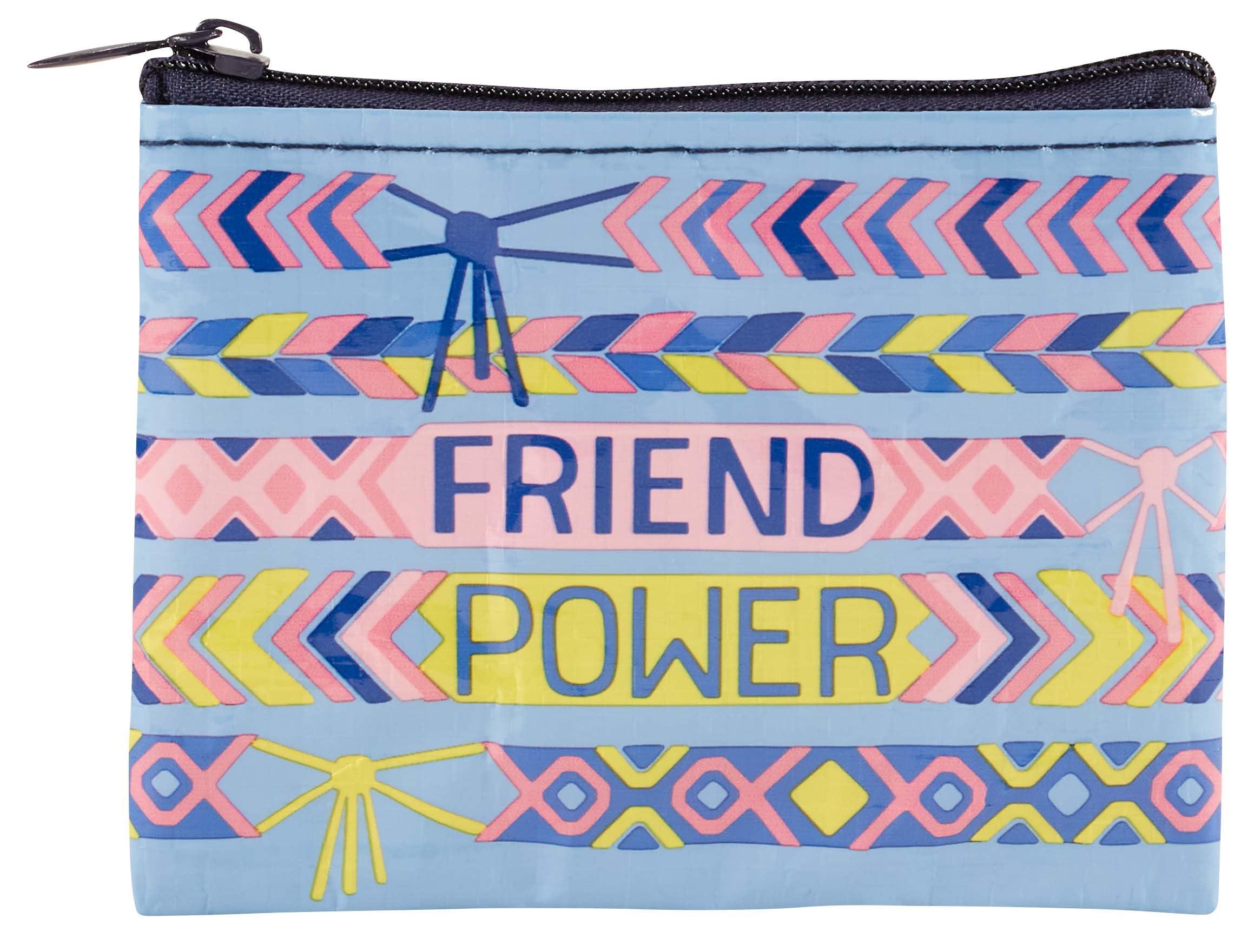 Amazon.com: Blue Q Coin Purse: Friend Power. 95% recycled material, the ...