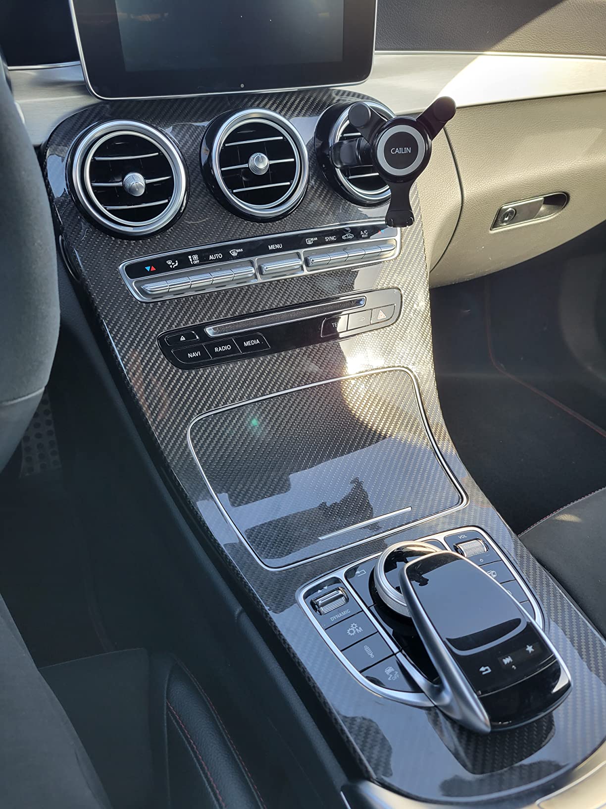 $50/mo - Finance Eppar New Carbon Fiber Center Control Cover for ...