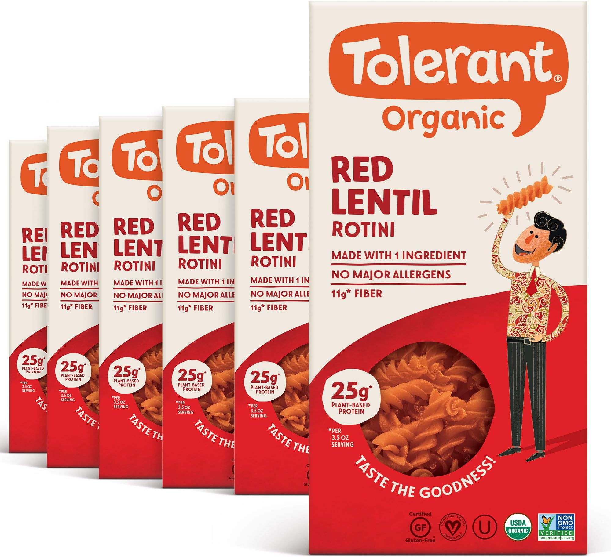 Amazon.com : Banza Gluten-Free Chickpea Pasta, Rotini 20g Protein ...