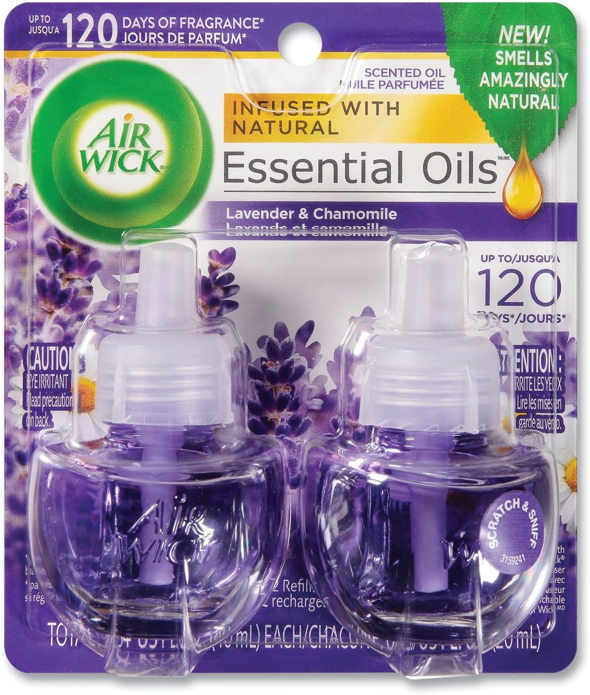 Amazon.com: Air Wick Plug in Scented Oil Starter Kit, 2 Warmers + 6 ...
