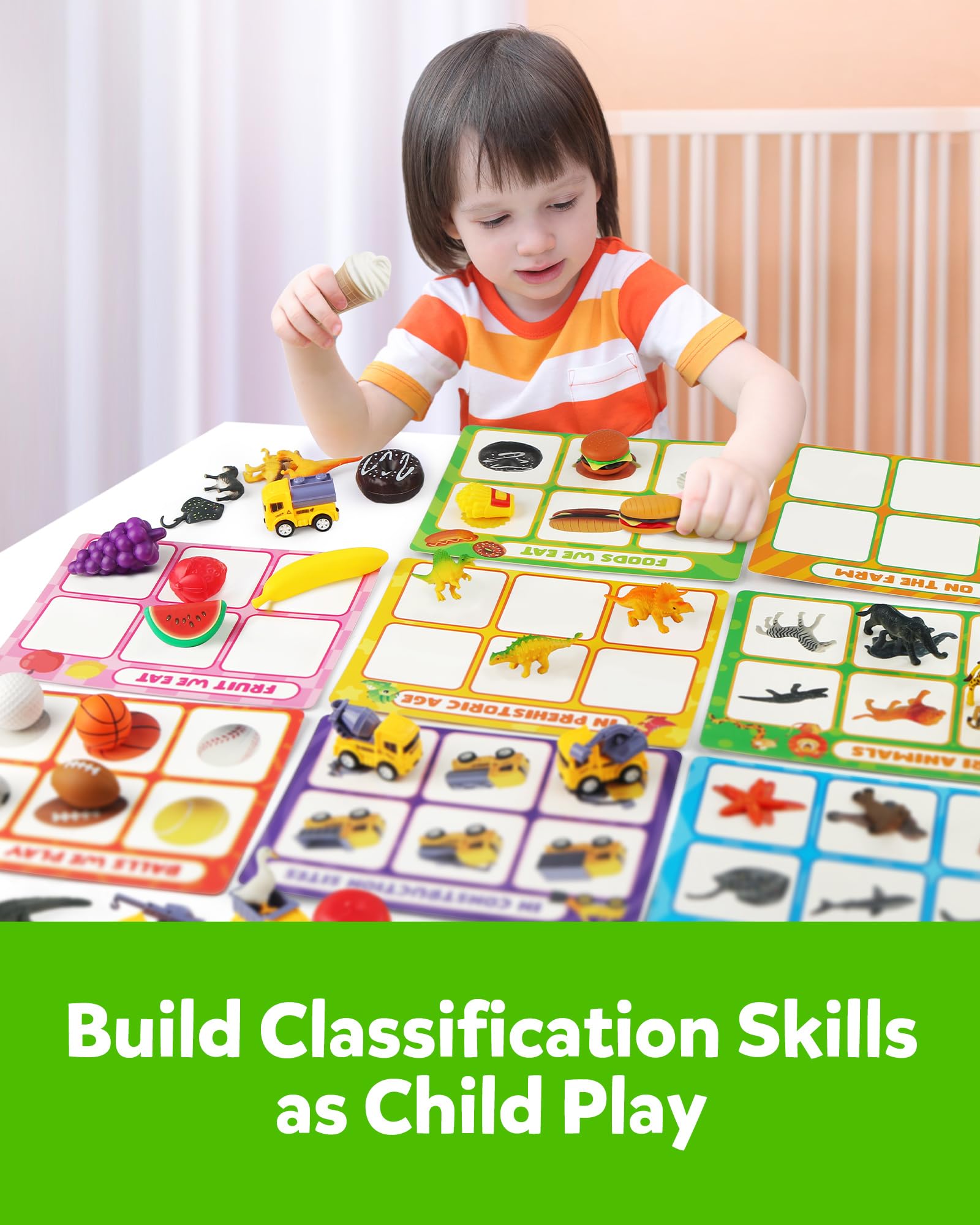 Snapklik.com : Sorting Toy For Toddlers, Animals Dinosaurs Fruits ...