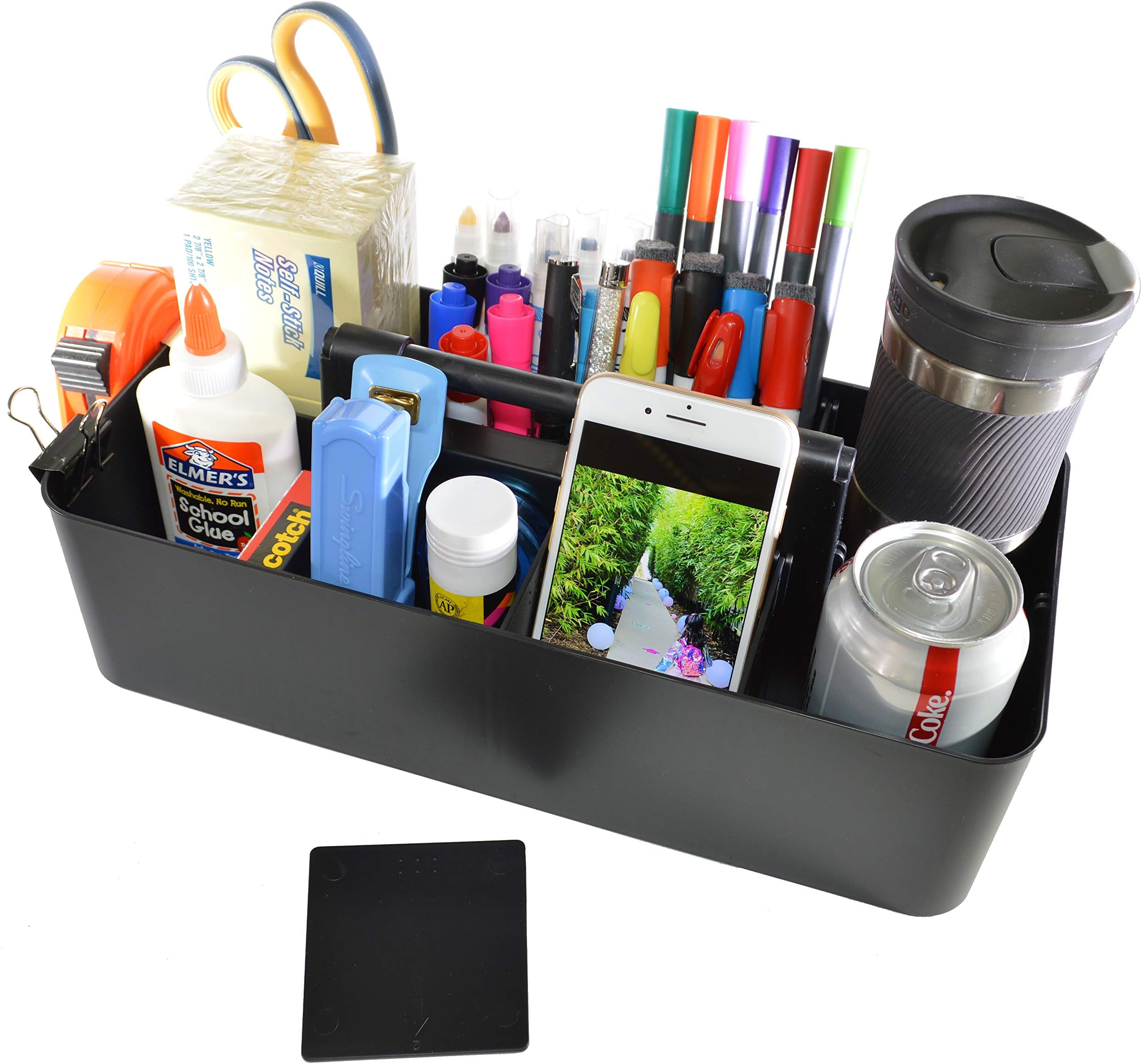 Amazon.com: mDesign Plastic Portable Craft Storage Organizer Caddy Tote ...