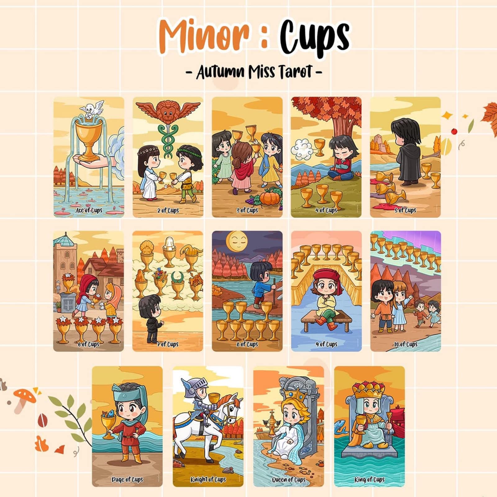 Snapklik.com : Mrdiyshisha Autumn Miss Tarot Deck - Fall Tarot In The ...