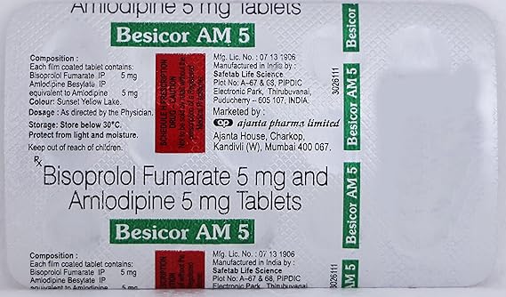 Besicor AM 5 Tablet 15's : Amazon.in: Health & Personal Care