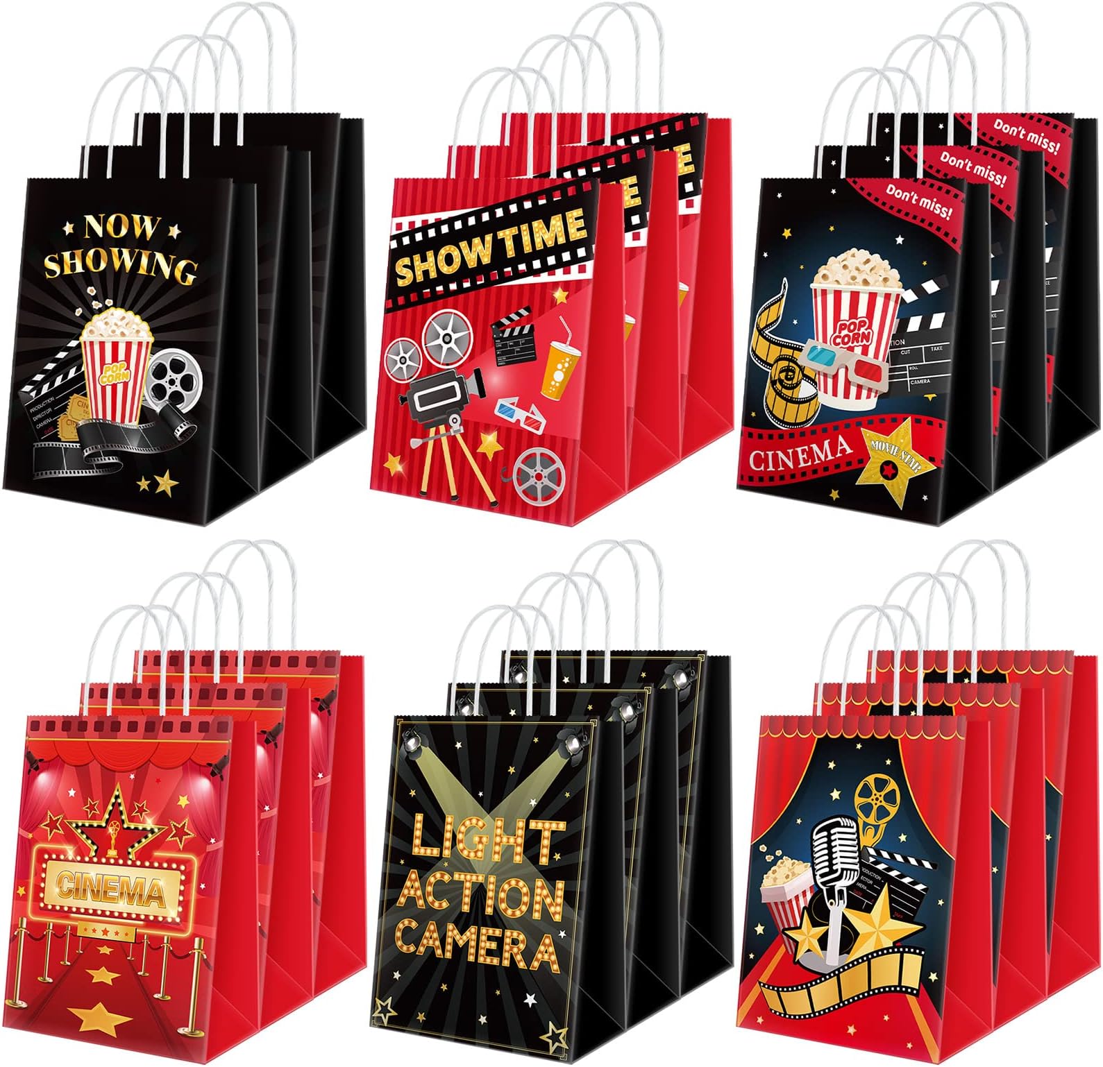 Amazon.com: Lincia 24 Pcs Hippie Party Favor Bags Retro Hippie Gift ...