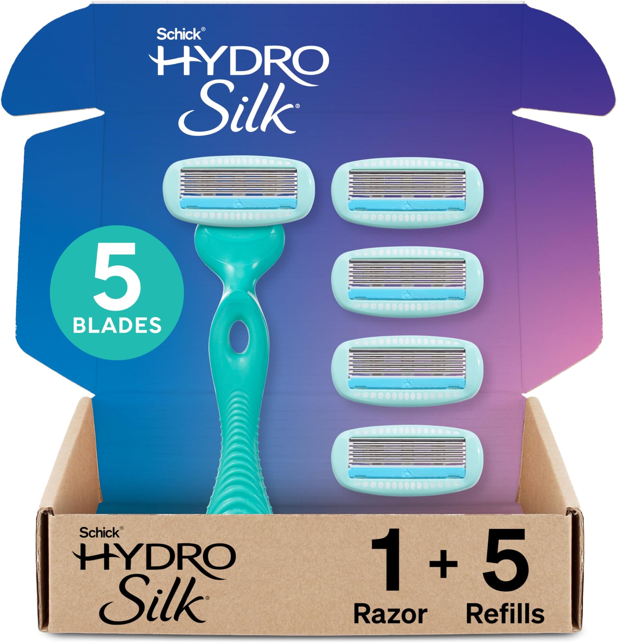 Amazon.com: Schick Hydro Silk Trimstyle Bikini Razors with Trimmer |5 ...
