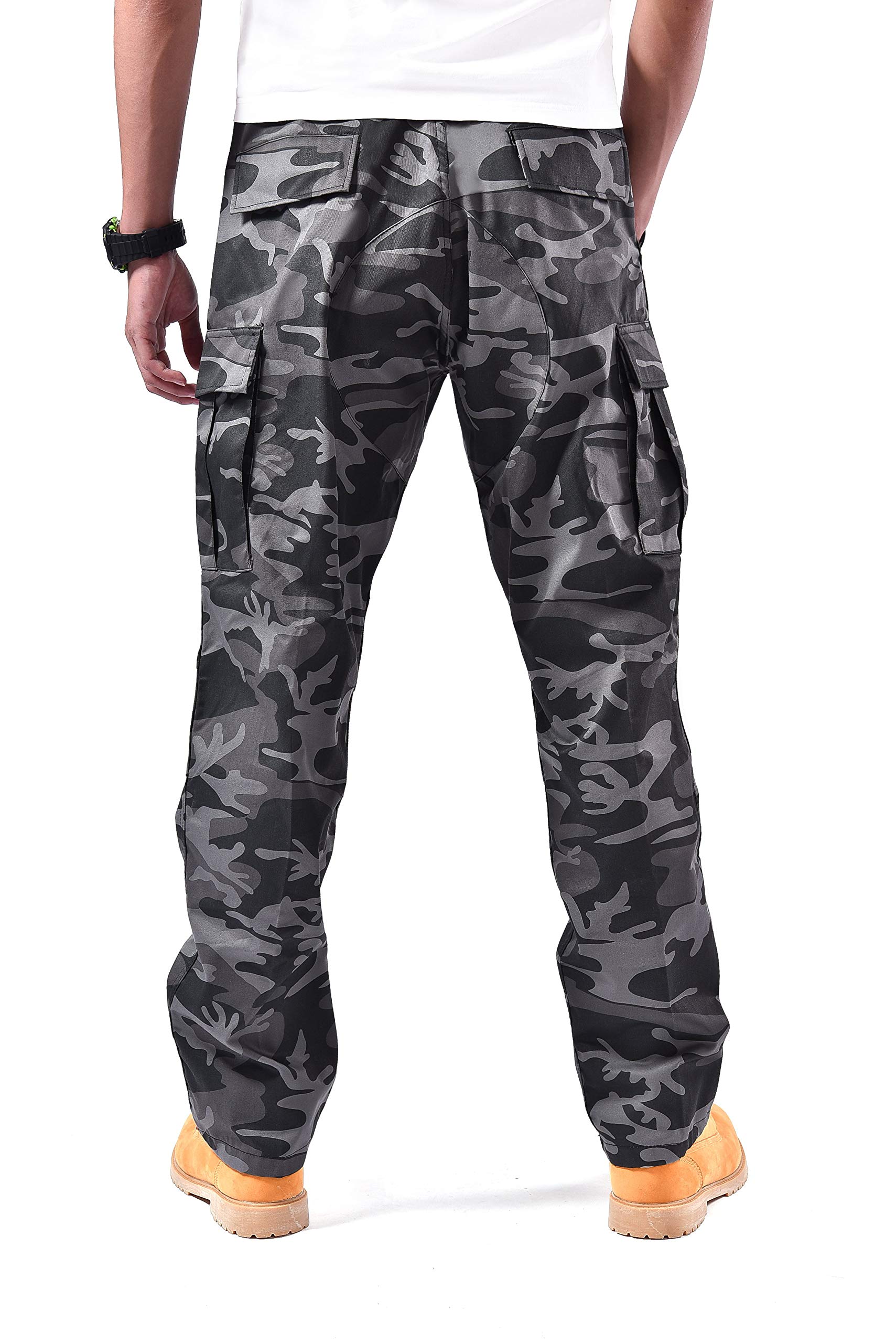 Snapklik.com : BACKBONE Mens Fashion Bright Camouflage Cargo Pants ...