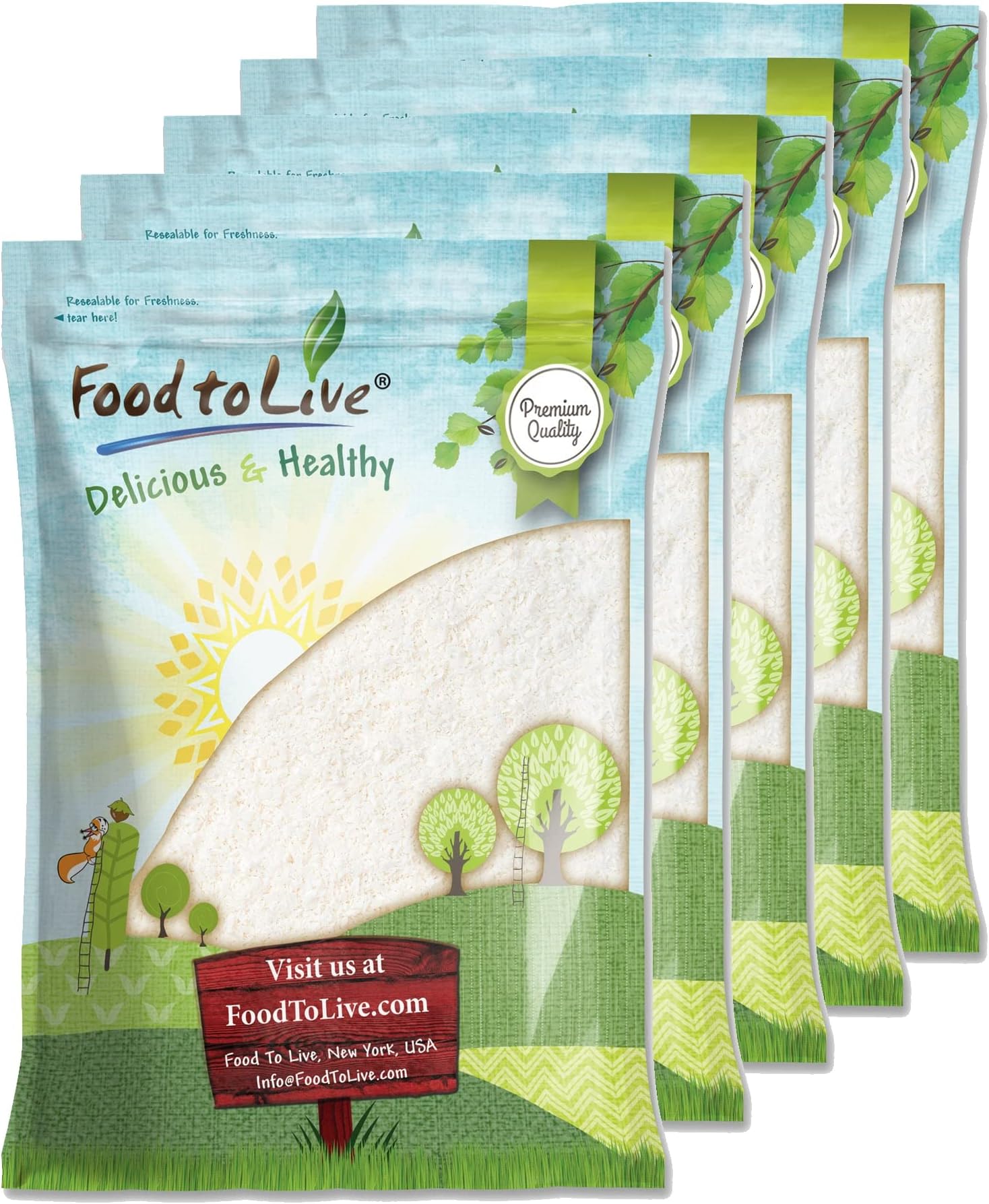 Amazon.com : Let's Do Organic Unsweetened Shredded Coconut - Coconut ...