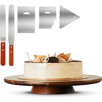 Amazon.com: Timber Tree 10 inch Wood Cake Stand for Dessert Table ...
