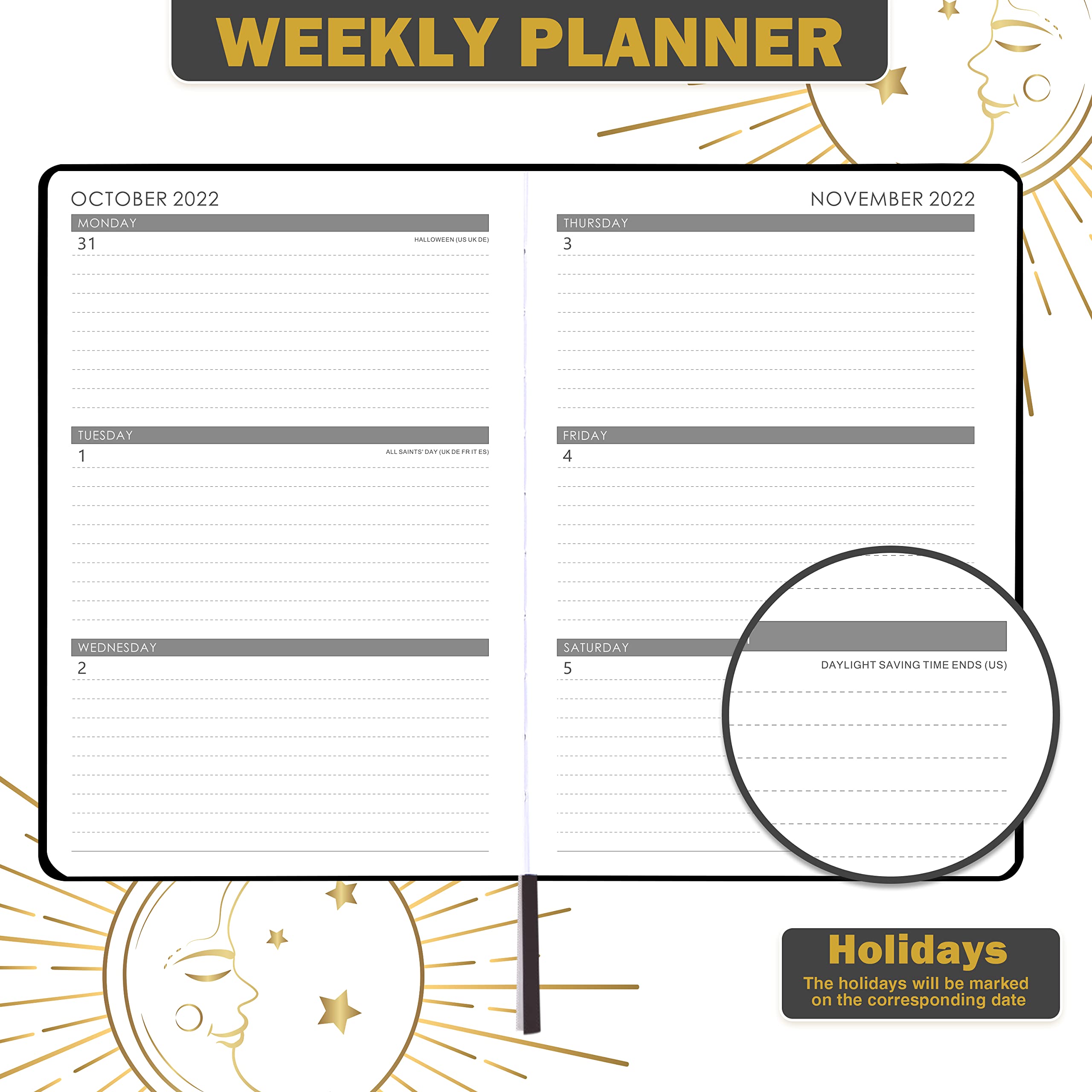 Buy 2022-2023 Planner - 18-Months Academic Weekly Monthly Planner 2022 ...