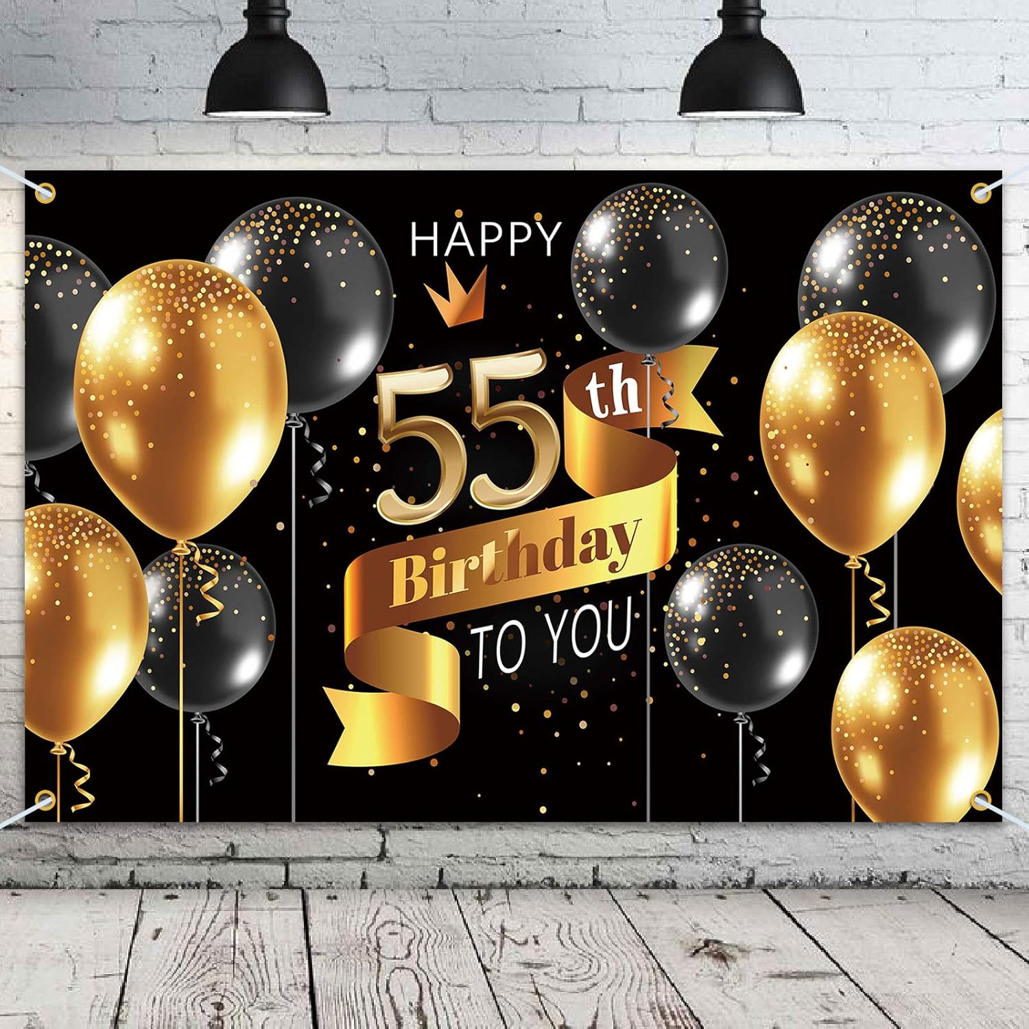 Amazon PAKBOOM Happy 55th Birthday Backdrop Banner 55 Birthday Party Decorations Supplies amazon-pakboom-happy-55th-birthday-backdrop-banner-55-birthday-party-decorations-supplies