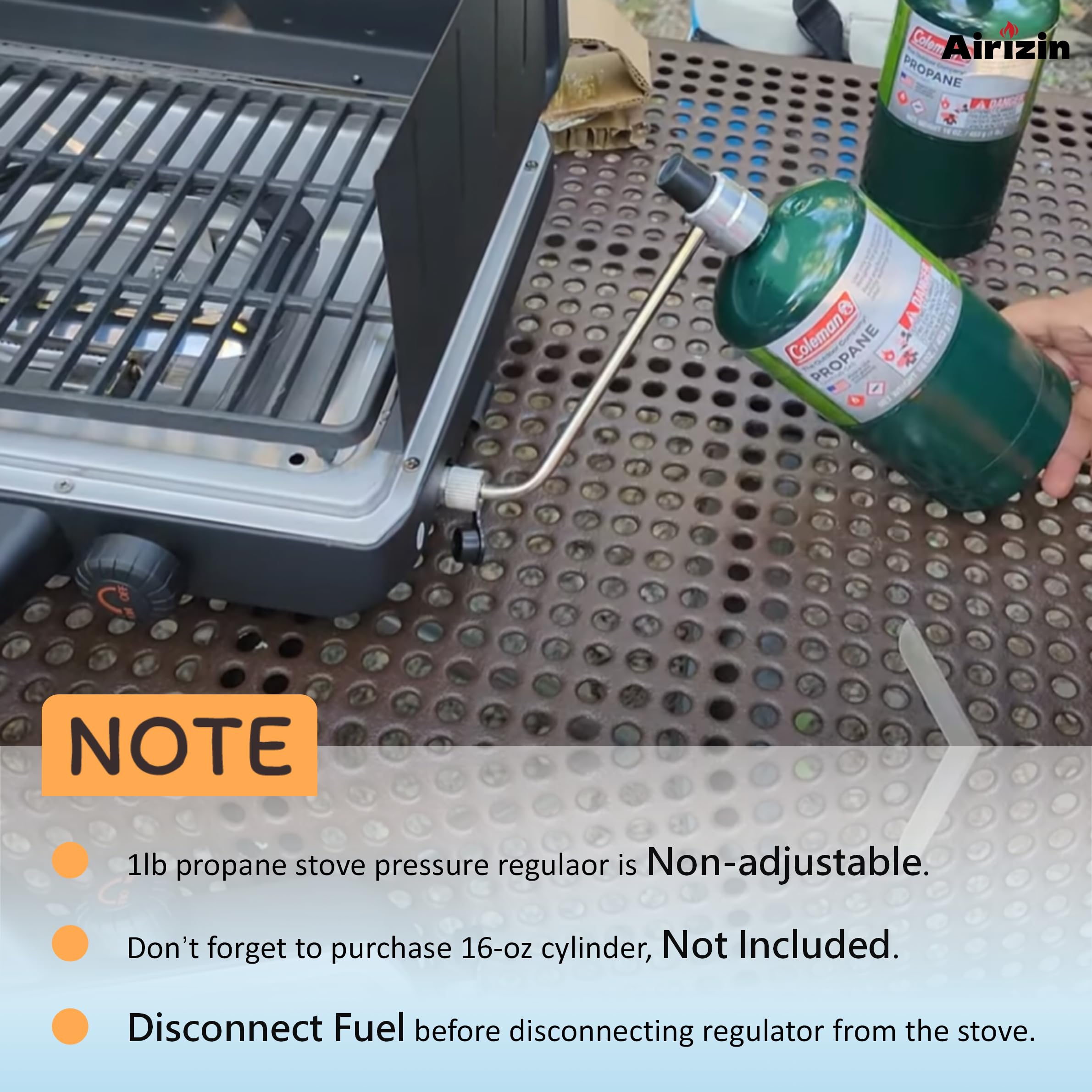 Snapklik.com : Propane Regulator Adapter Replacement For Ozark Trail 2 ...