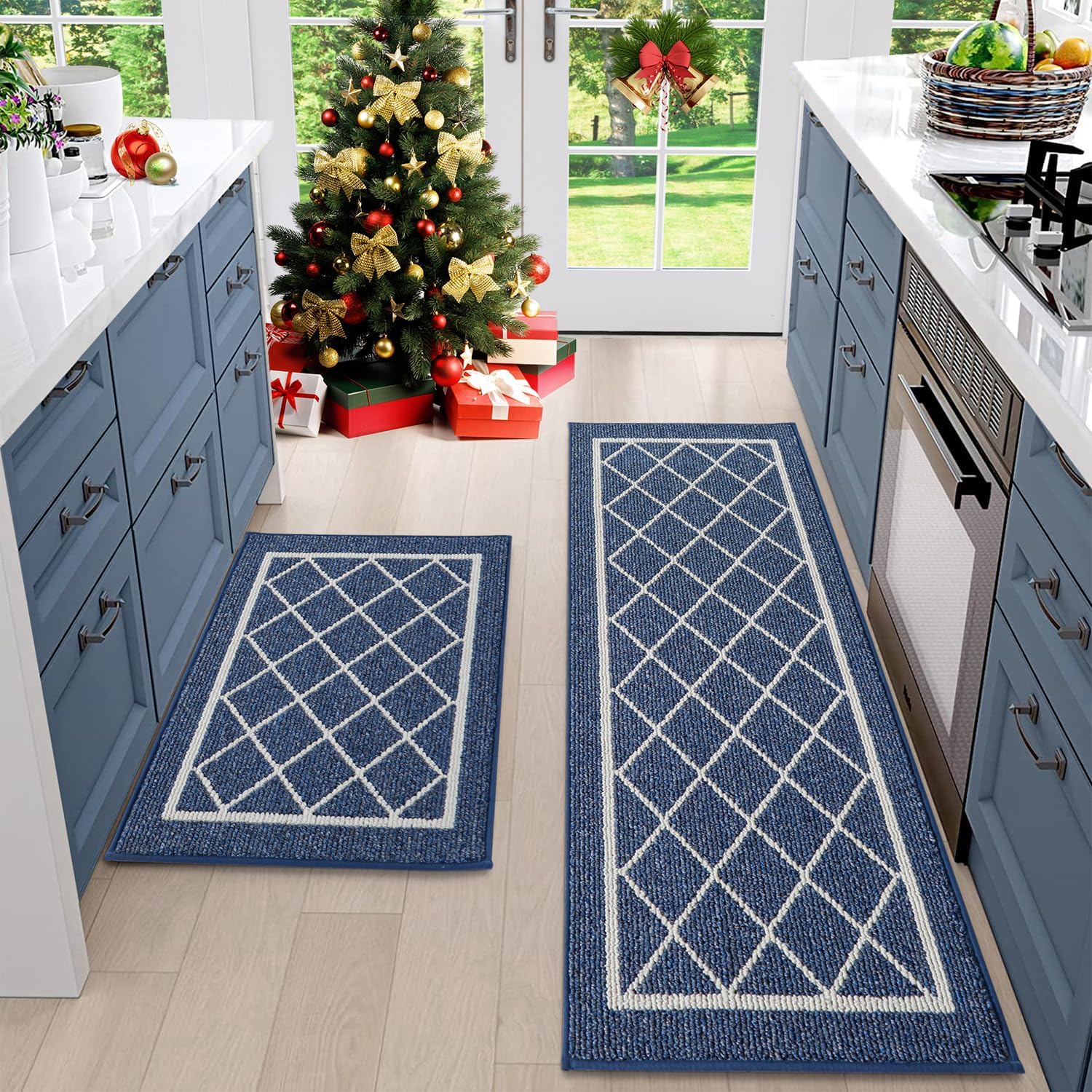 Amazon.com: Yancorp Kitchen Rugs and Mats Sets, 2 Pieces Narrow Kitchen ...