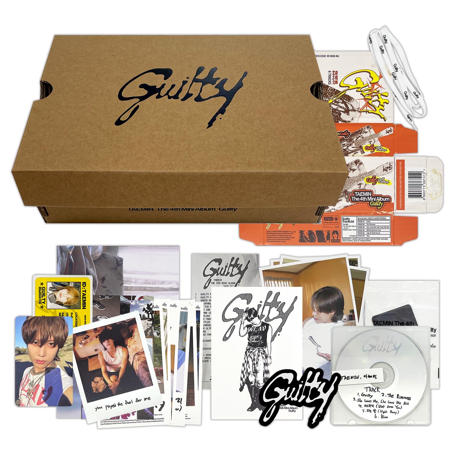 Amazon.com: TAEMIN - [Guilty] (Archive Box Ver.) Photobook + Lyrics ...