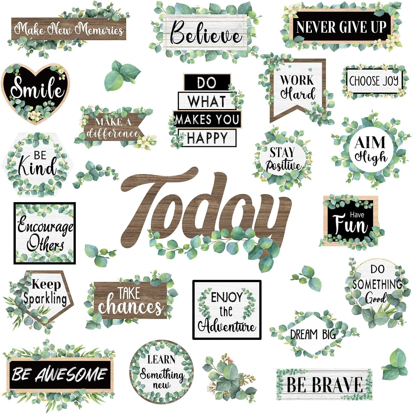 Amazon.com: Bulletin Board Decoration Plant Farmhouse Welcome Bulletin ...