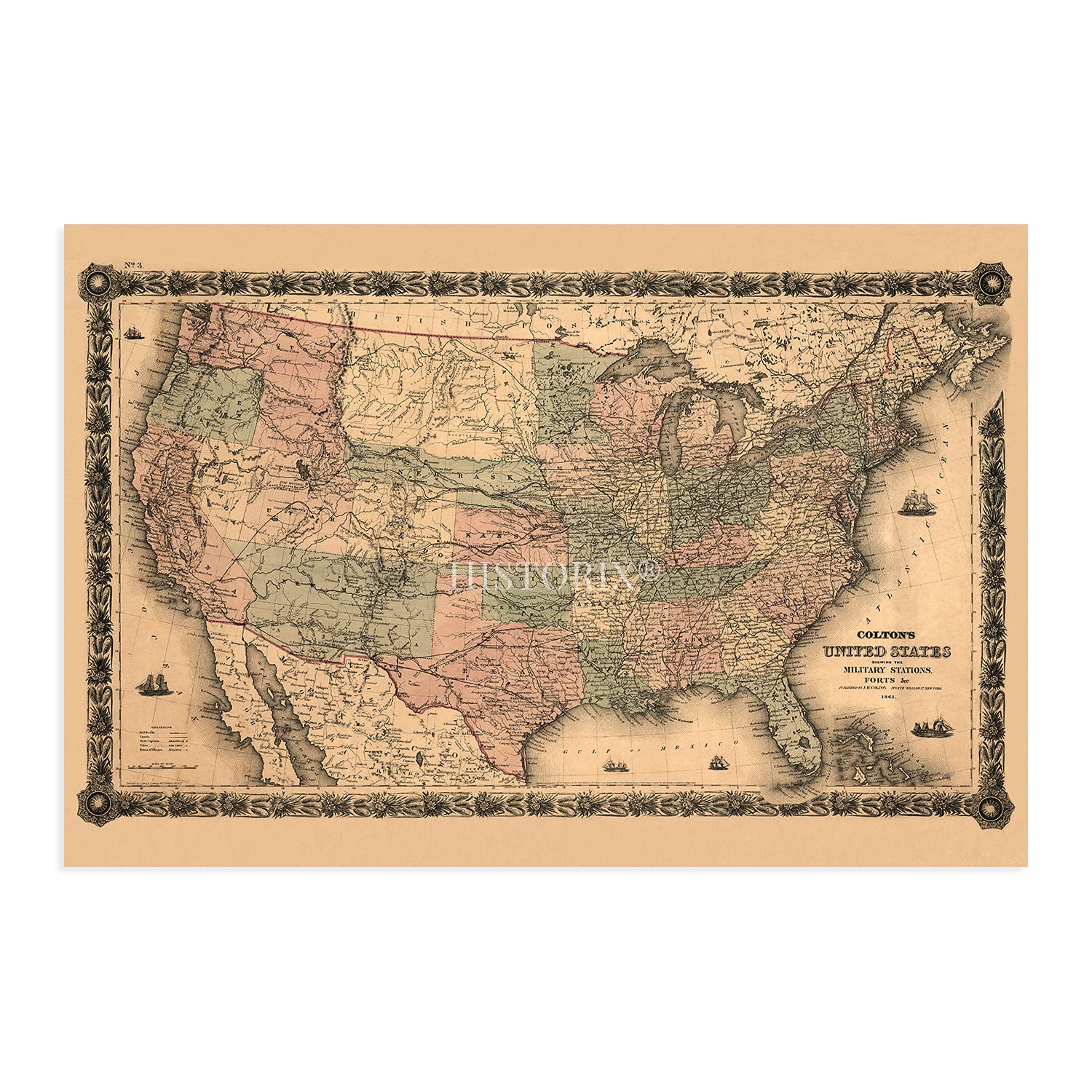 El Mapa De La Guerra Civil De Los Estados Unidos