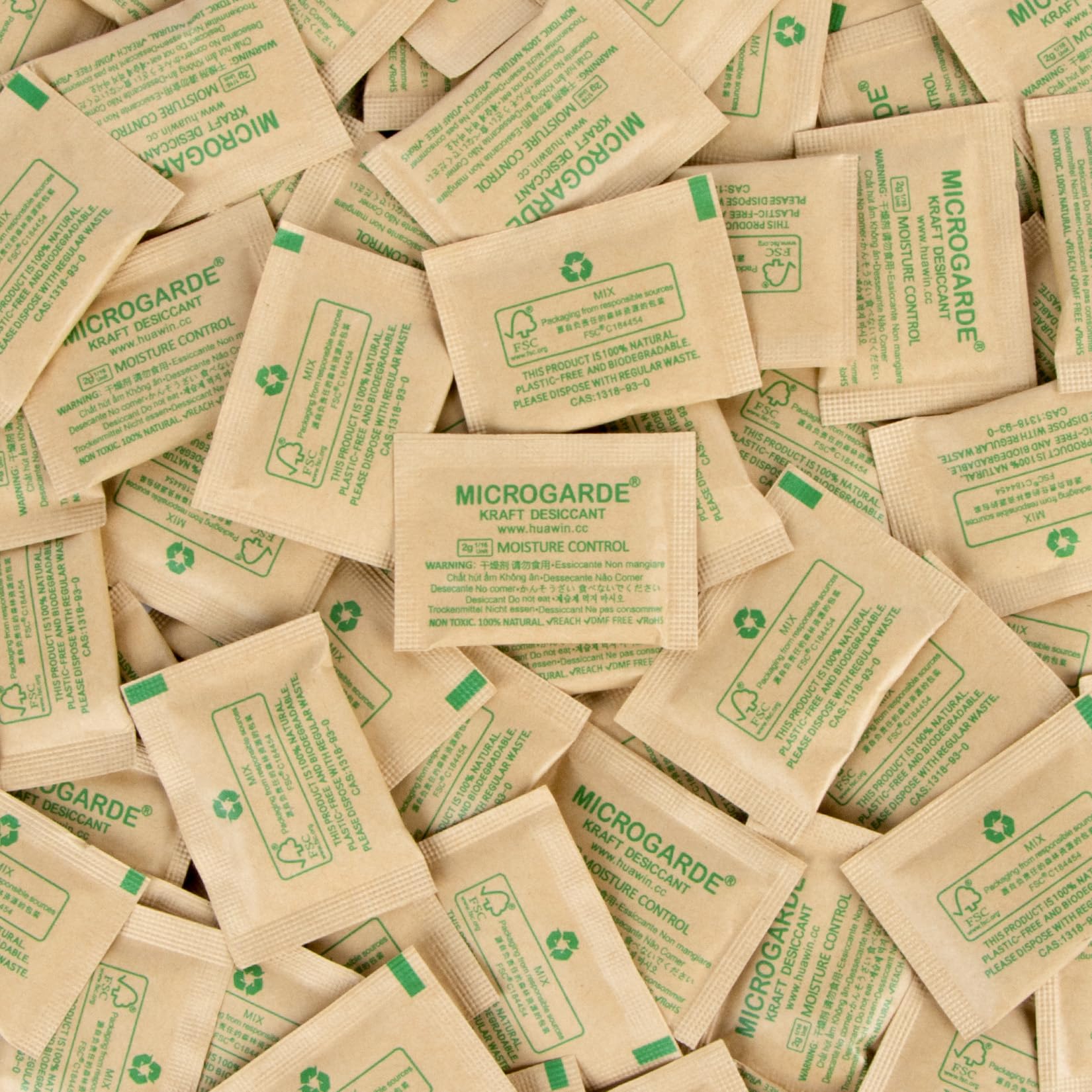 Amazon.com: Sukh 100PCS 2Gram Montmorillonite Packets - Decassant Packs ...