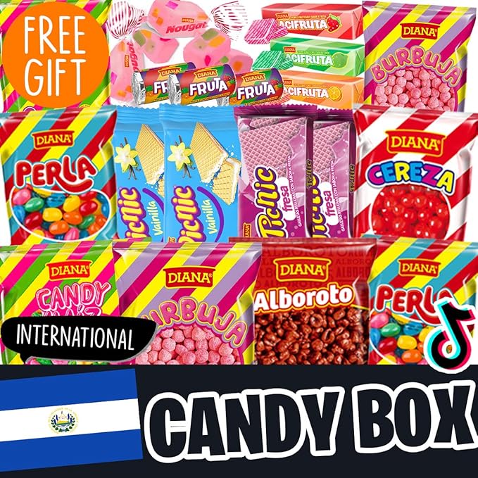 Amazon.com : Charloo Tiktok Candy From Around The World + FREE Surprise ...