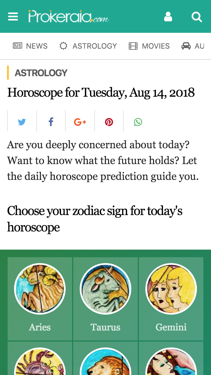 Today horoscope 60 photos - Astrologytoyou.com
