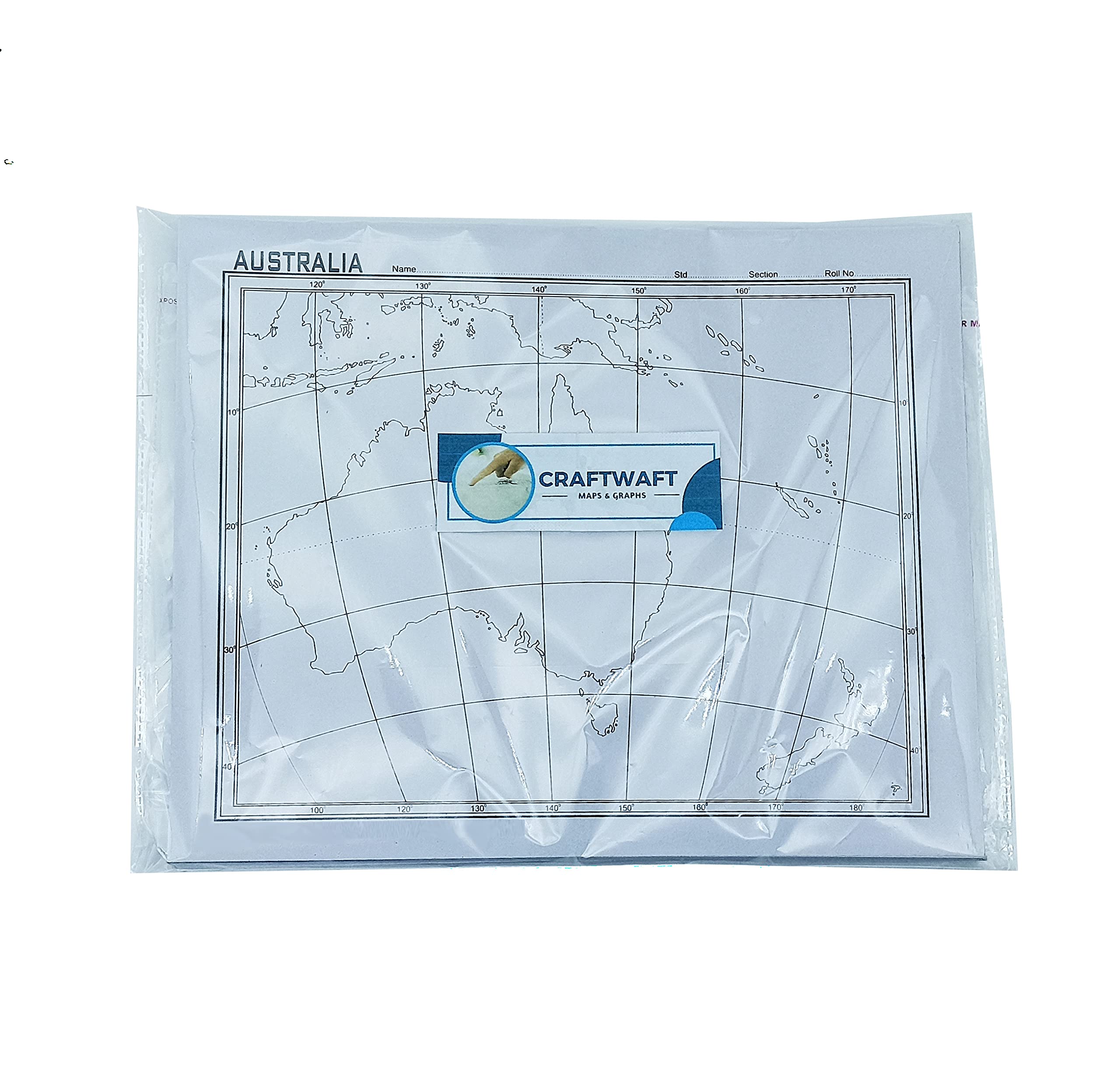 Blank Physical Map Of Australia