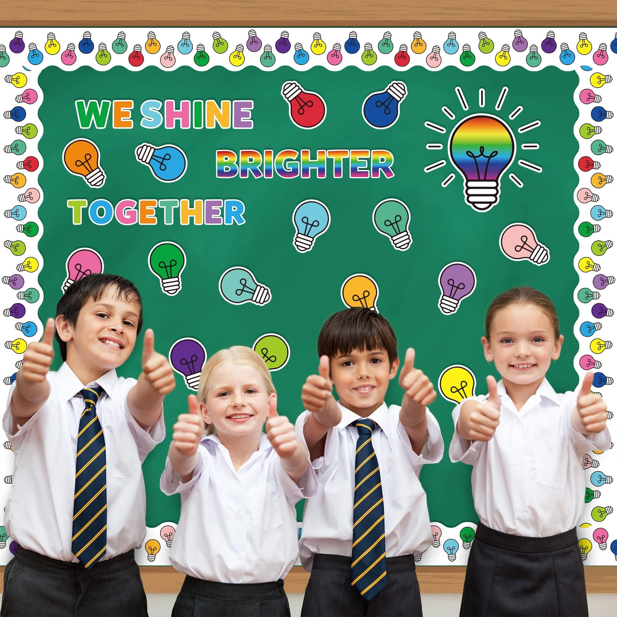 Snapklik.com : Back To School 137Pcs Light Bulb Bulletin Board Cutouts ...