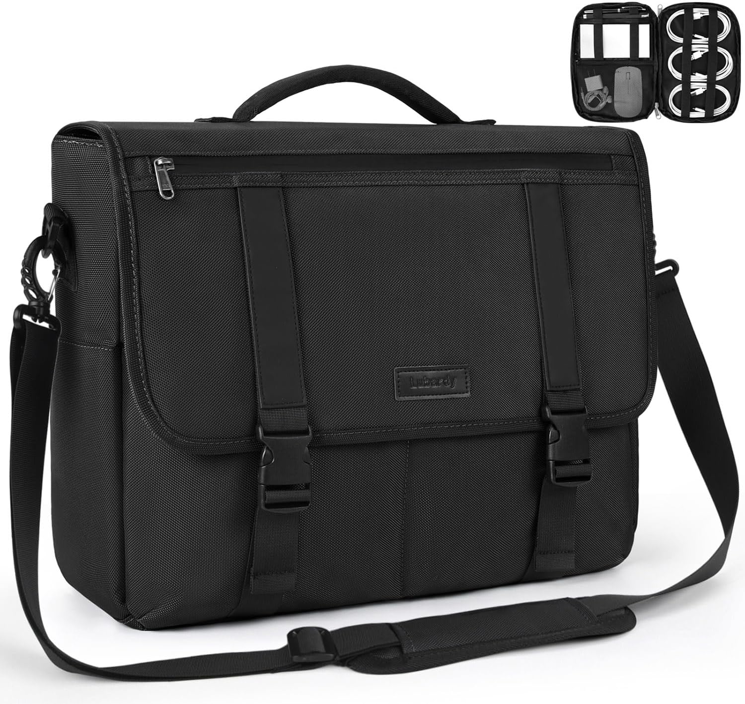 Amazon.com: RAINSMORE Messenger Bag for Men Messenger Bag 15.6 Inch ...