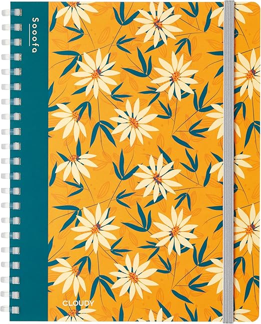 Amazon | コクヨ ノート ソフトリングノート Sooofa CLOUDYコラボ B6 変形 4mm方眼 オレンジ ス-SE748S4-L1-3 | ノート | 文房具・オフィス用品