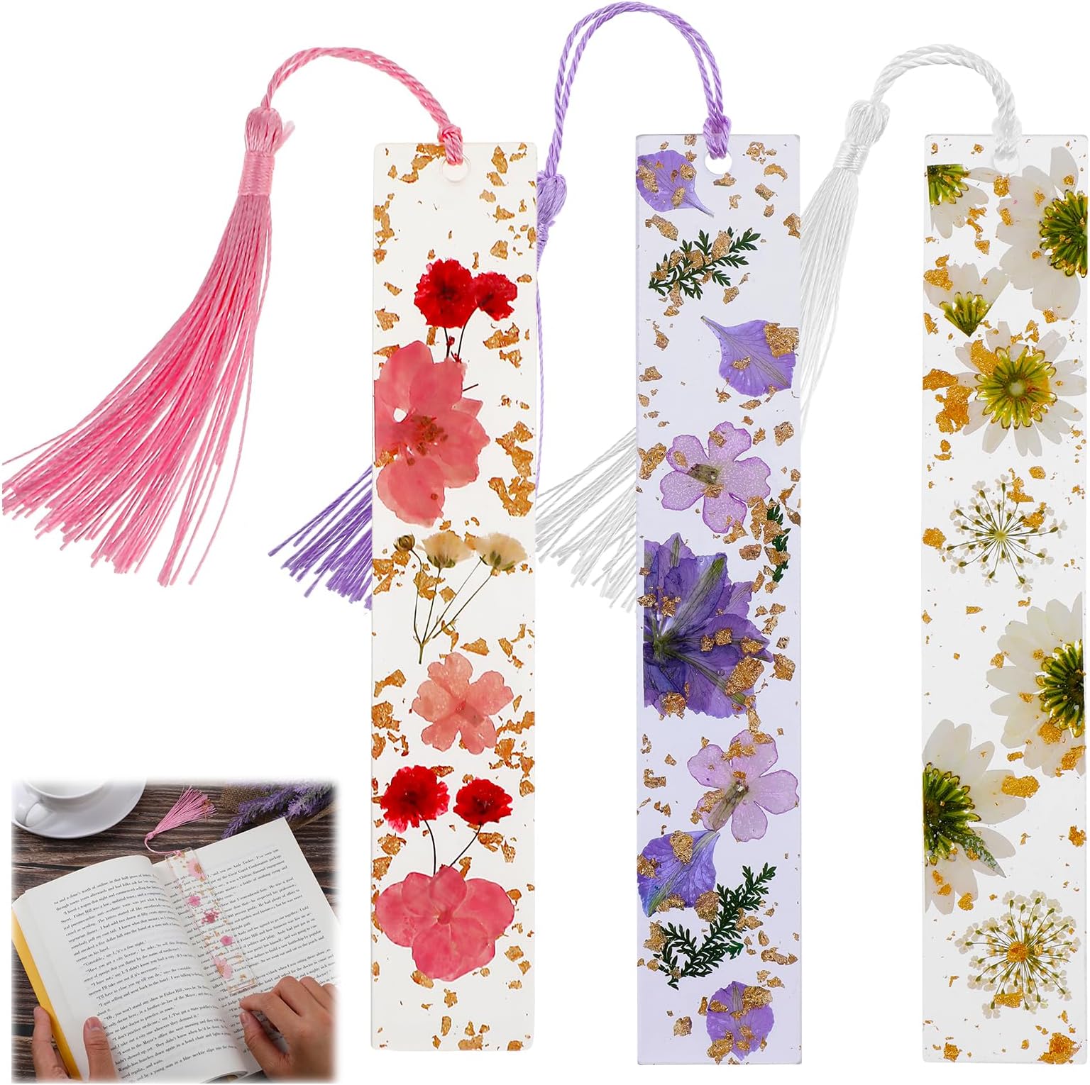 Amazon.com: Sibba Bookmark Aesthetic Book Page Reading Holder ...