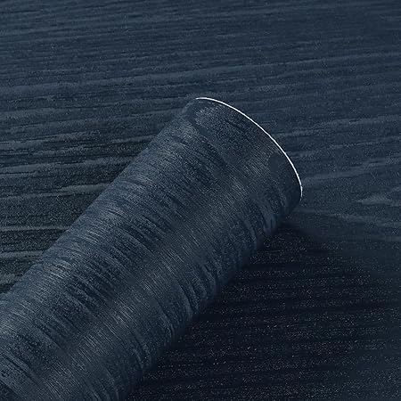 Skyblur Wood Navy Blue Contact Paper for Countertops Peel and Stick ...