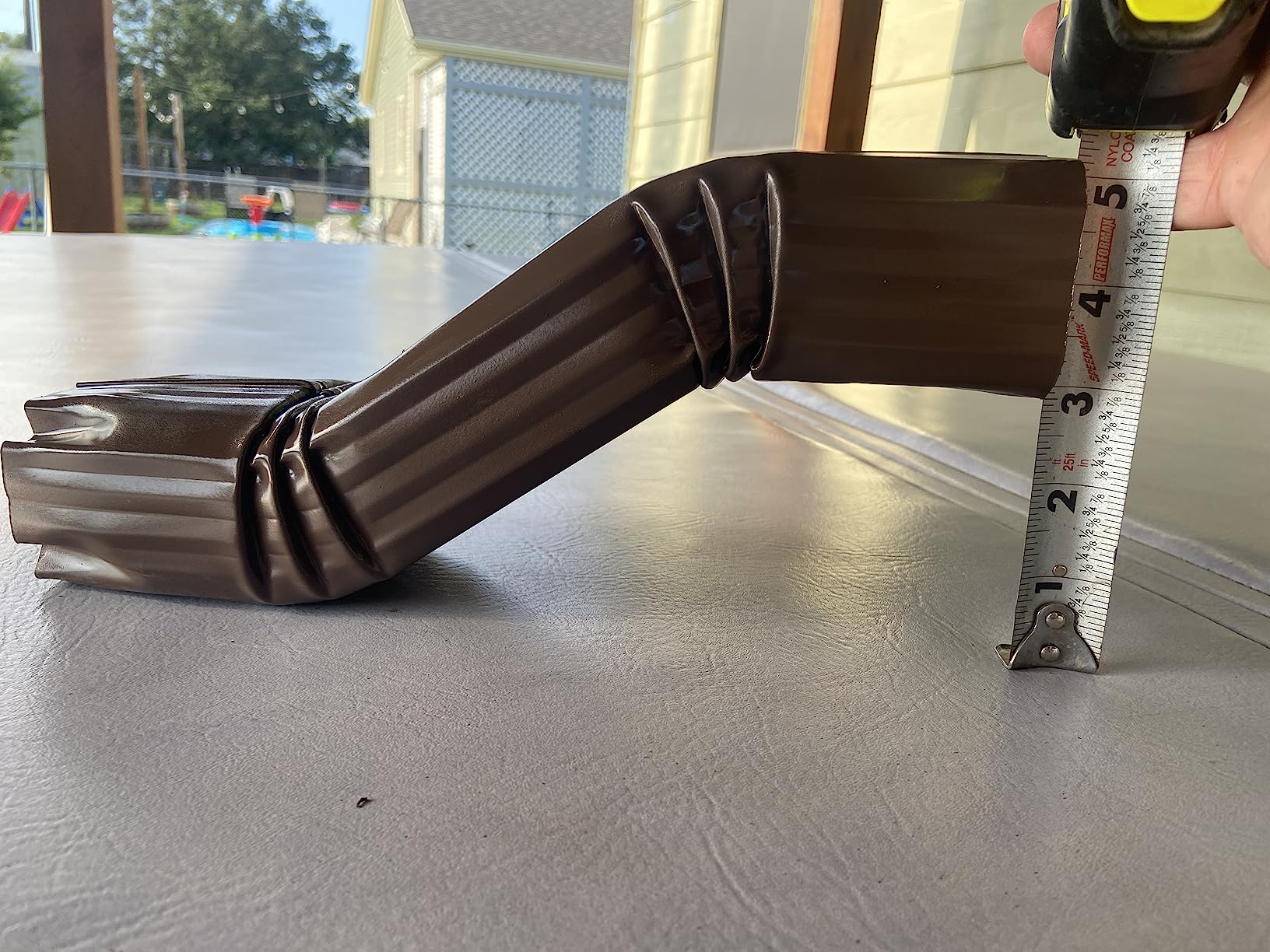 $3/mo - Finance Gutter Downspout OFFSET White (Gloss) Aluminum gutter ...