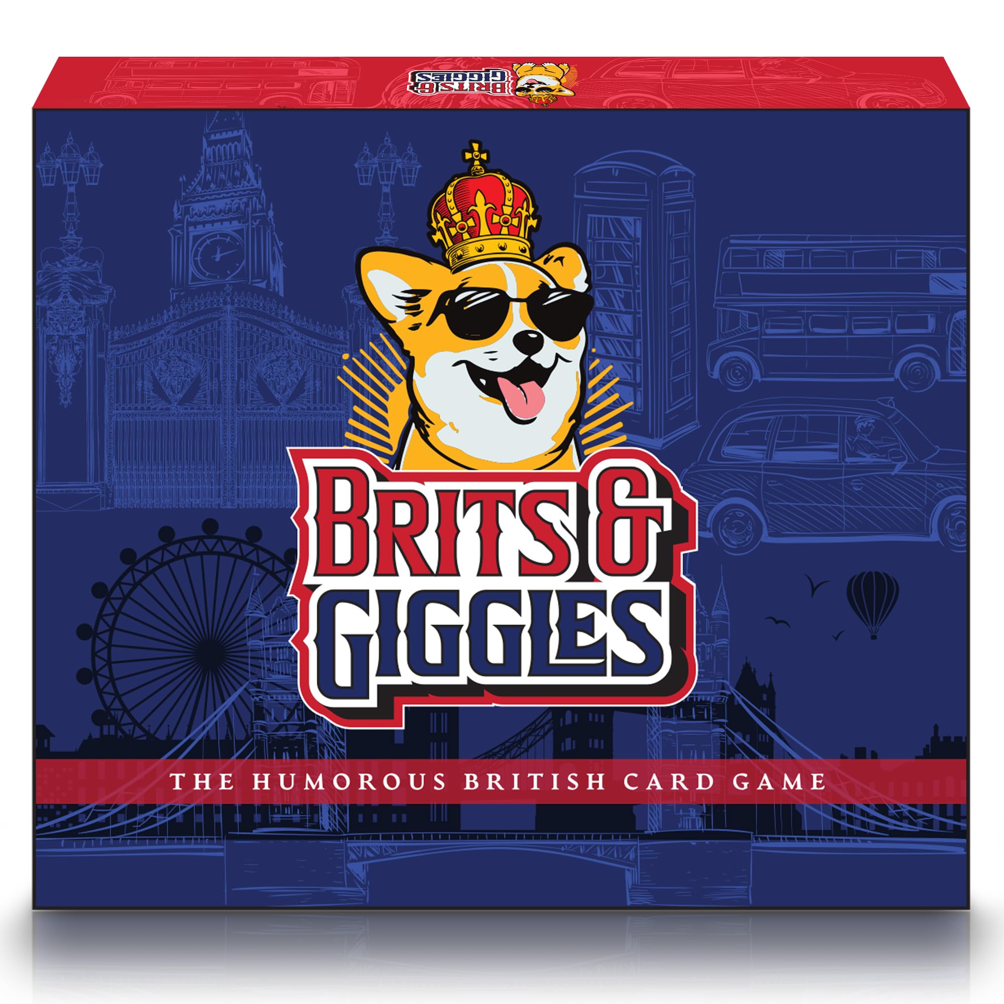 Brits & Giggles - The Humorous British Card Game for Up to 8 Players ...