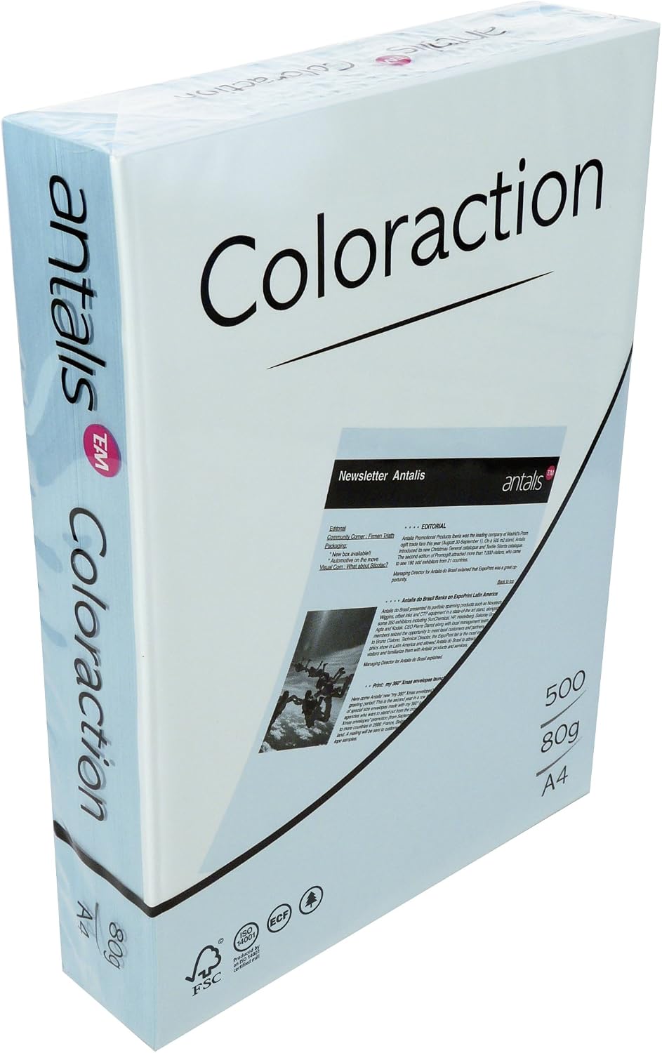 Coloraction Pale Blue Lagoon, A4, 210 X 297mm, FSC - 500 Sheets per ...