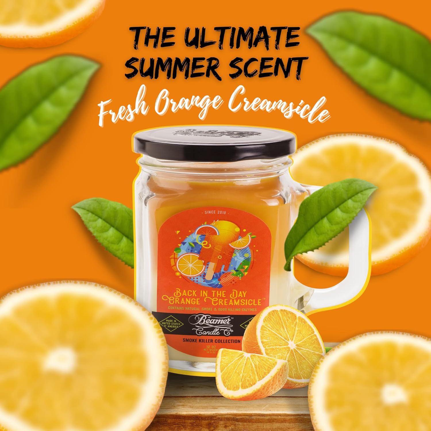 Beamer Candle Co. Aromatic Home Series 12oz Candle – Back in The Day ...