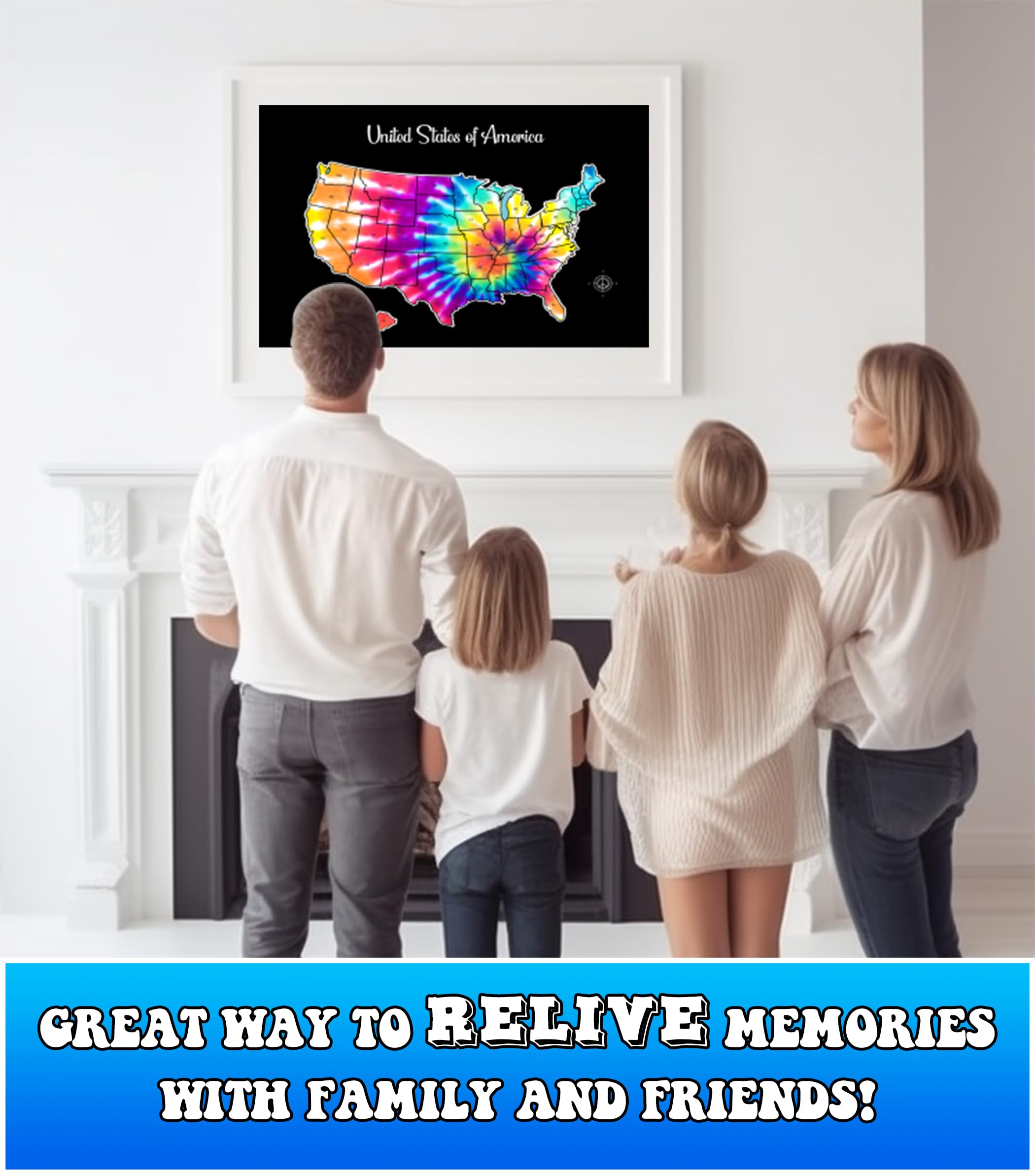 Snapklik.com : Scratch Off USA Map - Scratch Off Travel Poster Of ...