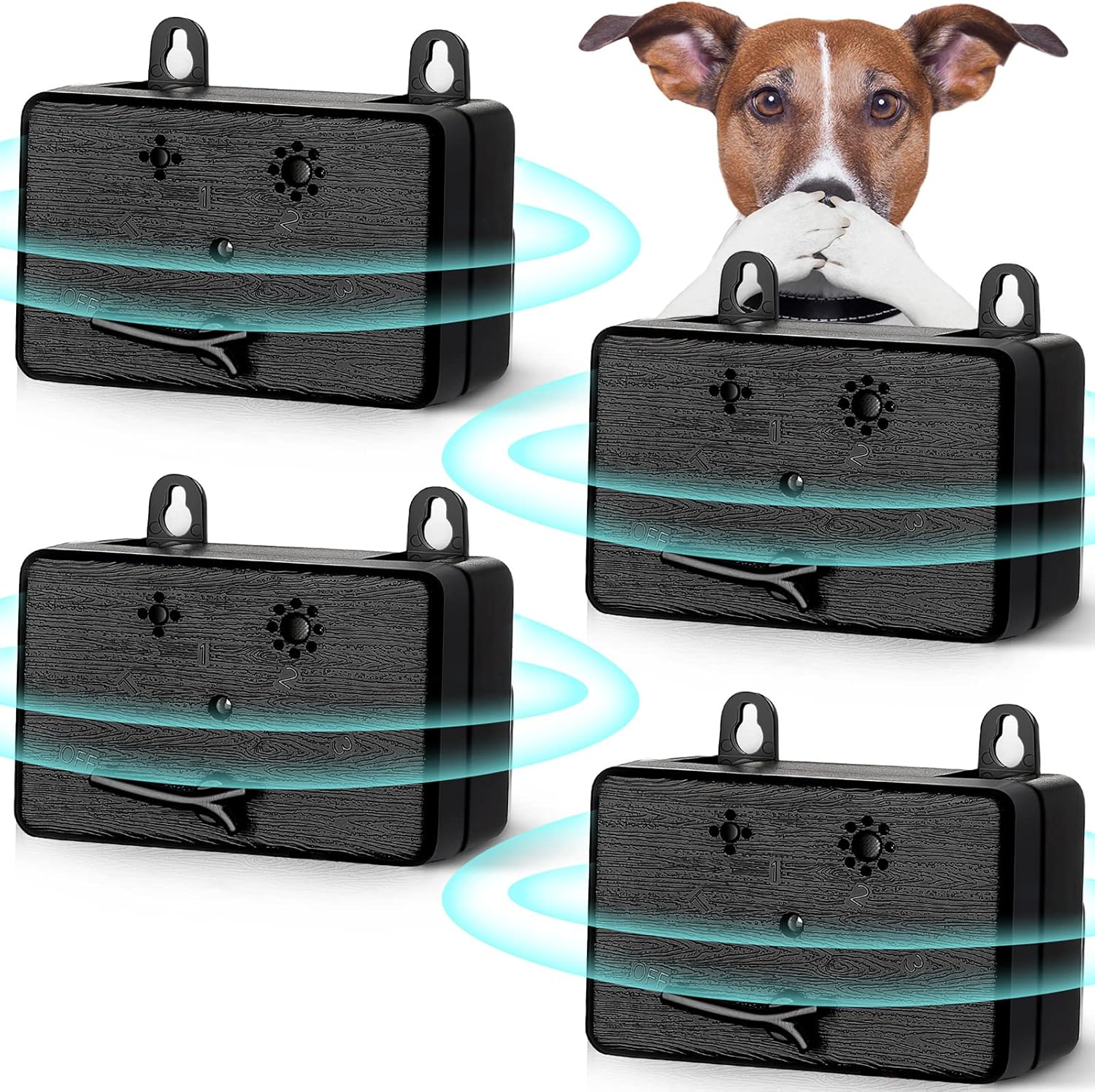 Amazon.com: Qualirey 4 Pack Anti Barking Device Ultrasonic Dog Bark ...