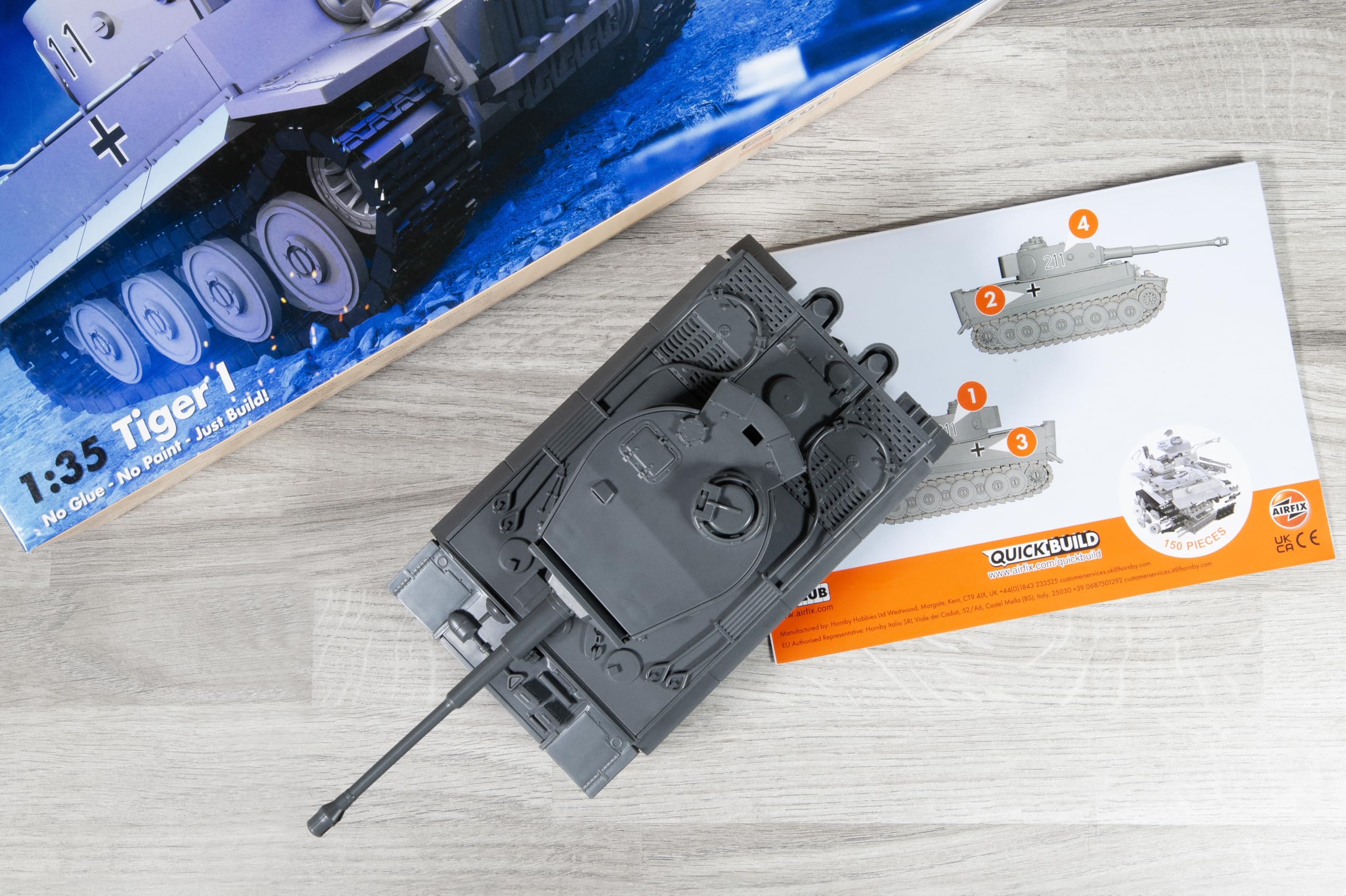 Snapklik.com : Airfix J6041 Quickbuild Plastic Model Tank Kits - Tiger ...