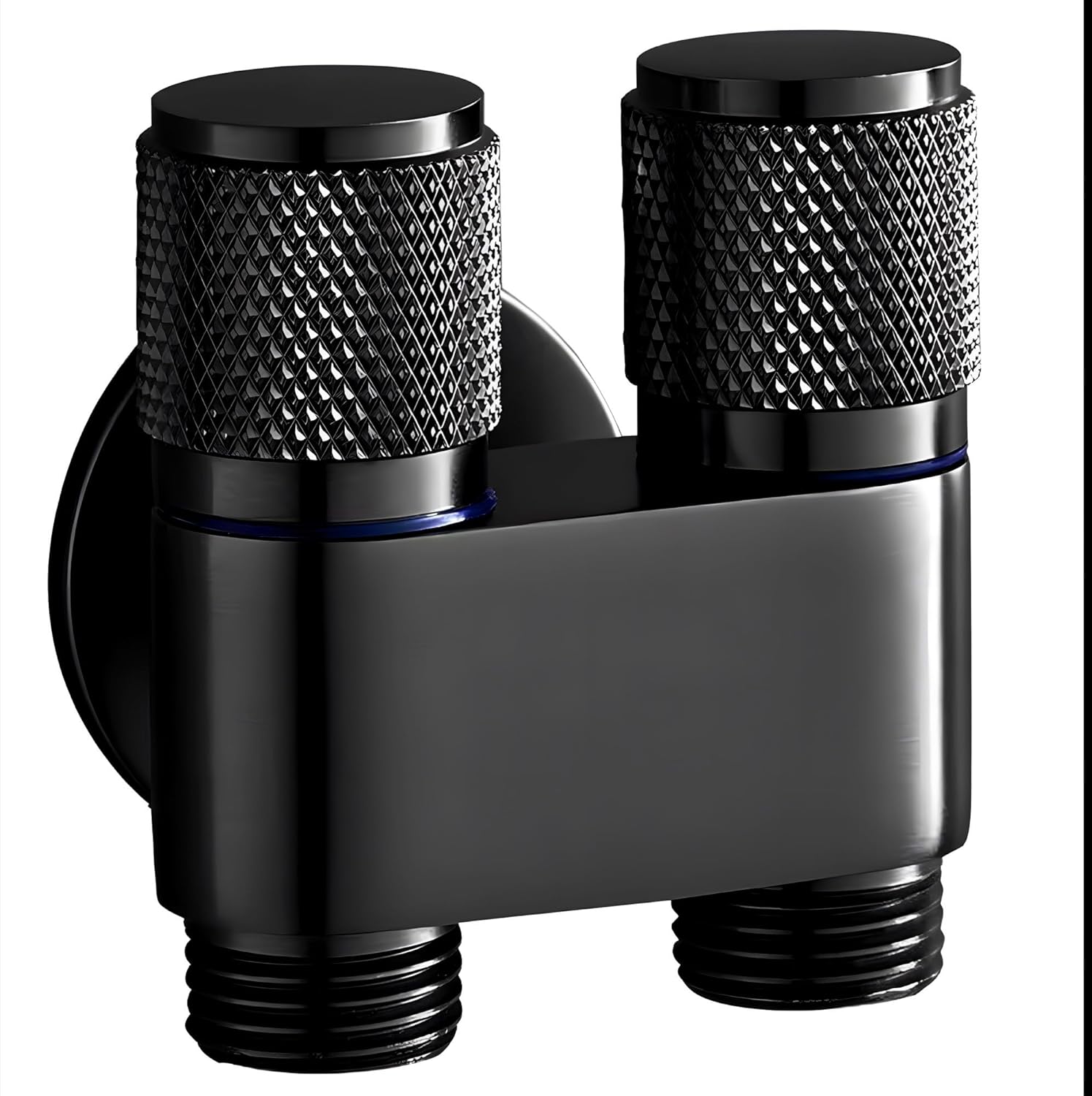 24x7 eMall 2 in 1 Angular Black Dual Tap for Bathroom, Geyser | Luxury ...